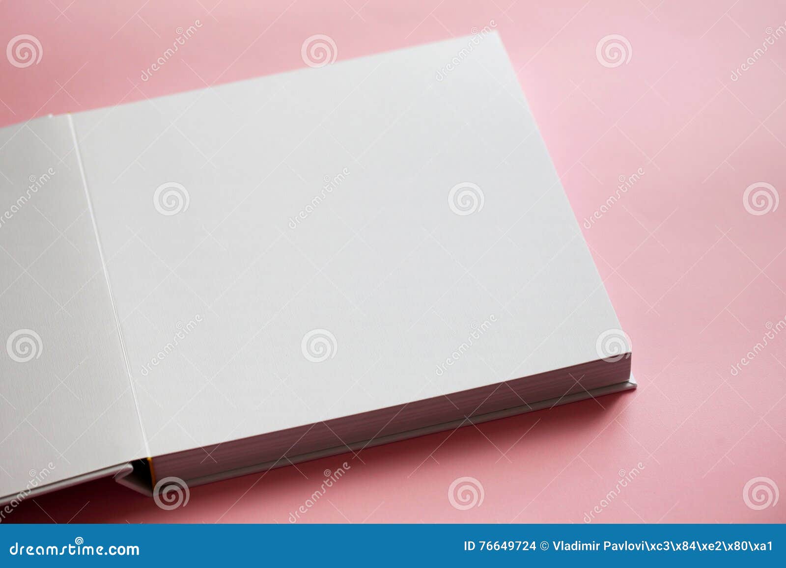 Part of White Empty Open Book Stock Photo - Image of empty, copy: 76649724