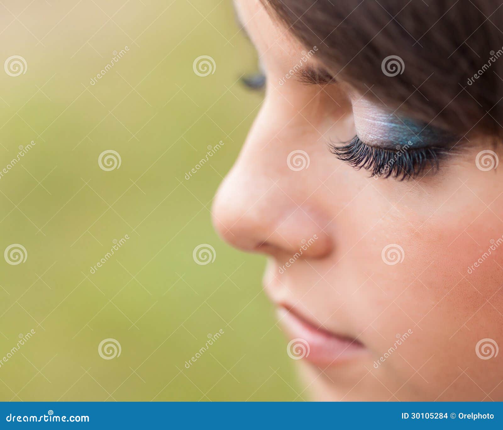 Part of face stock photo. Image of human, forehead, skin - 30105284