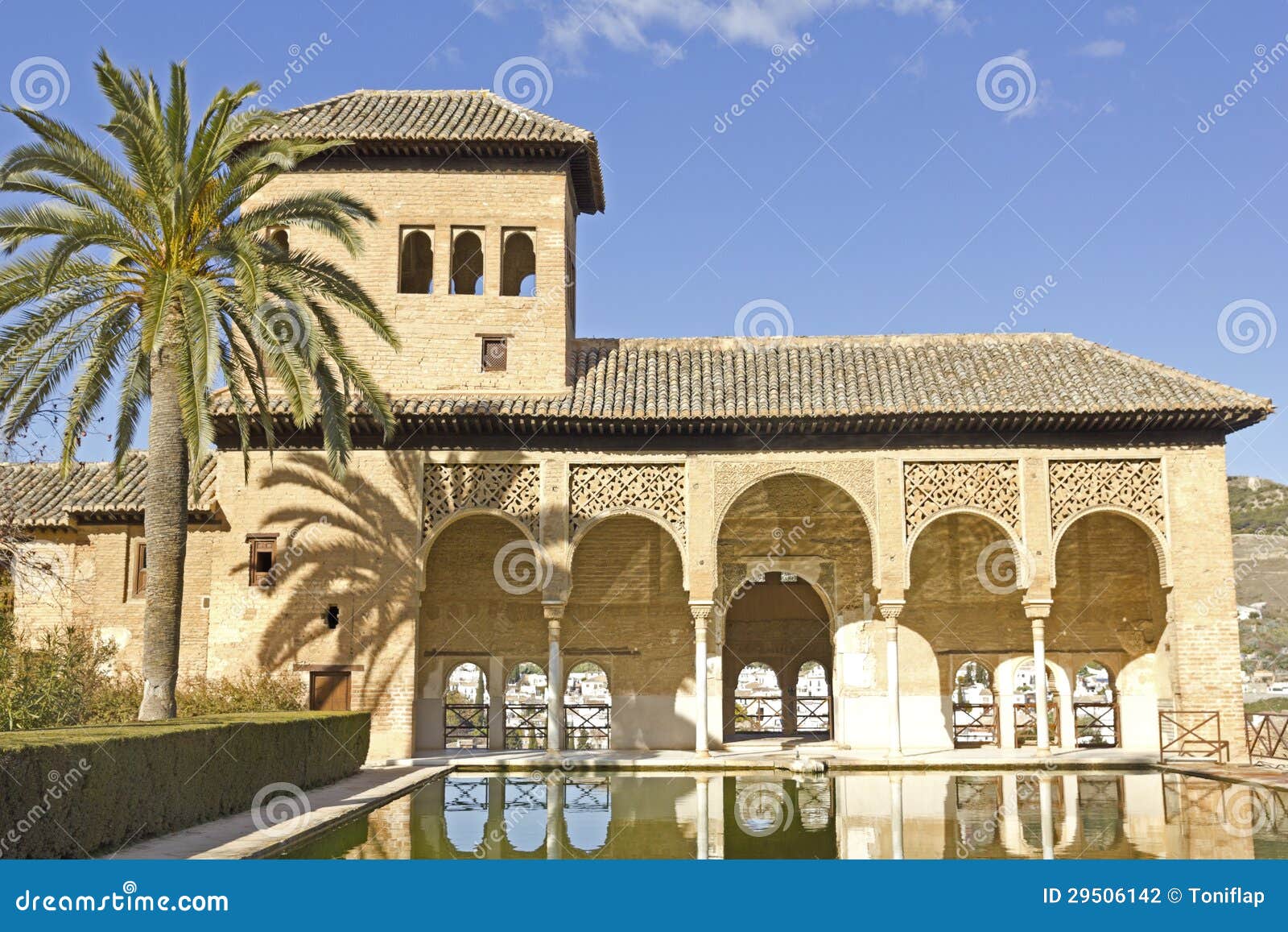Partal, Alhambra, Granada. stock photo. Image of alhambra - 29506142