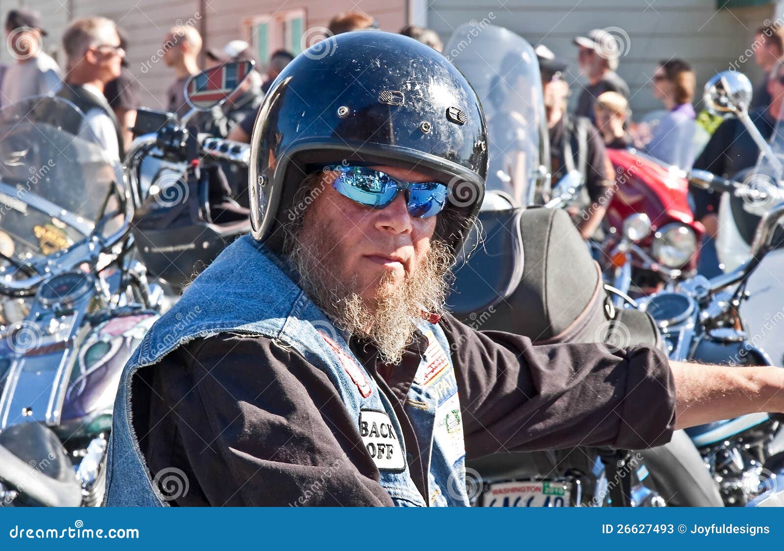 Partcipant Biker of 28th Annual Oyster Editorial Stock Photo - Image of ...