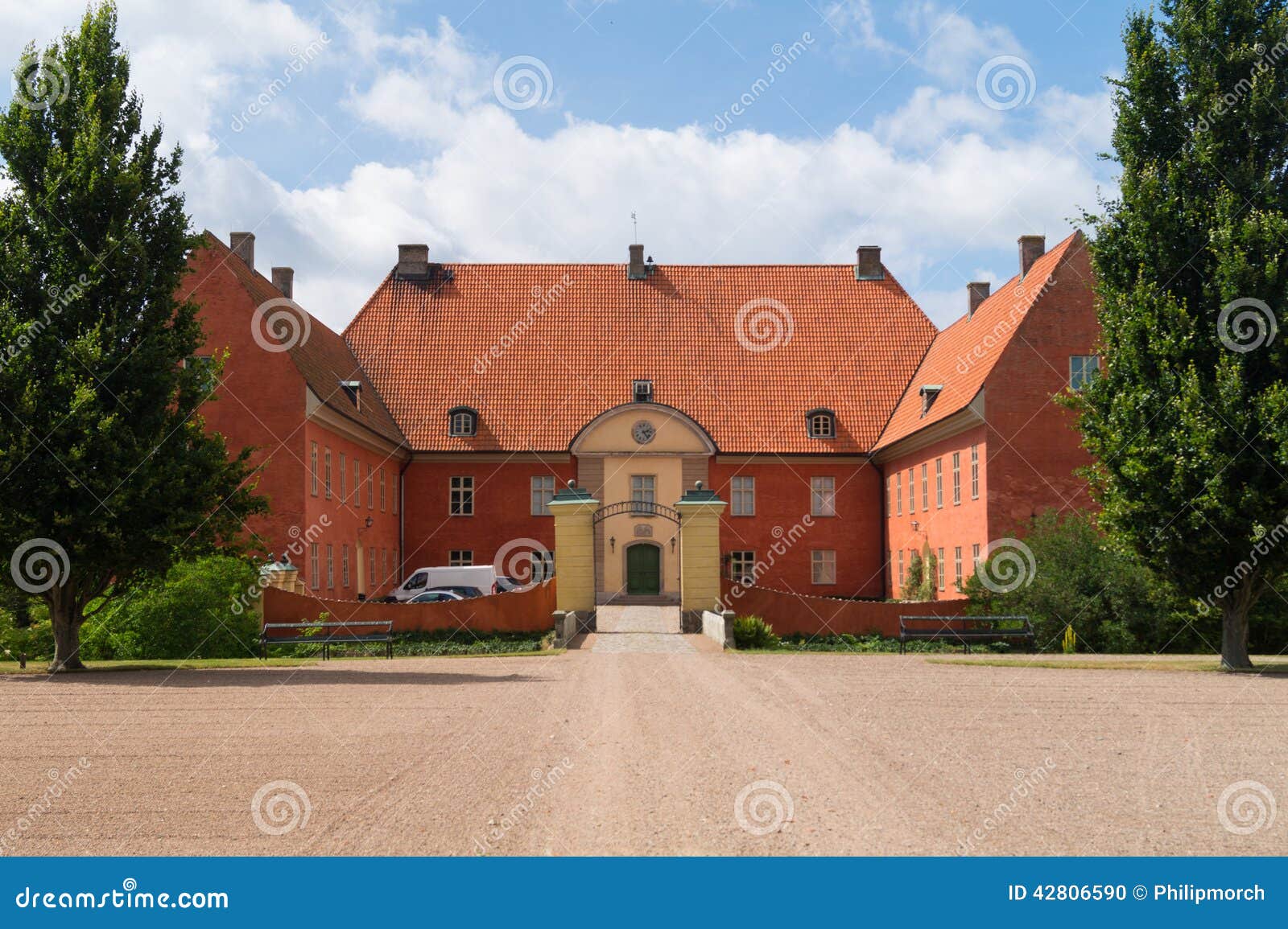 Parte Anteriore Del Castello Di Krapperup Fotografia Stock - Immagine ...