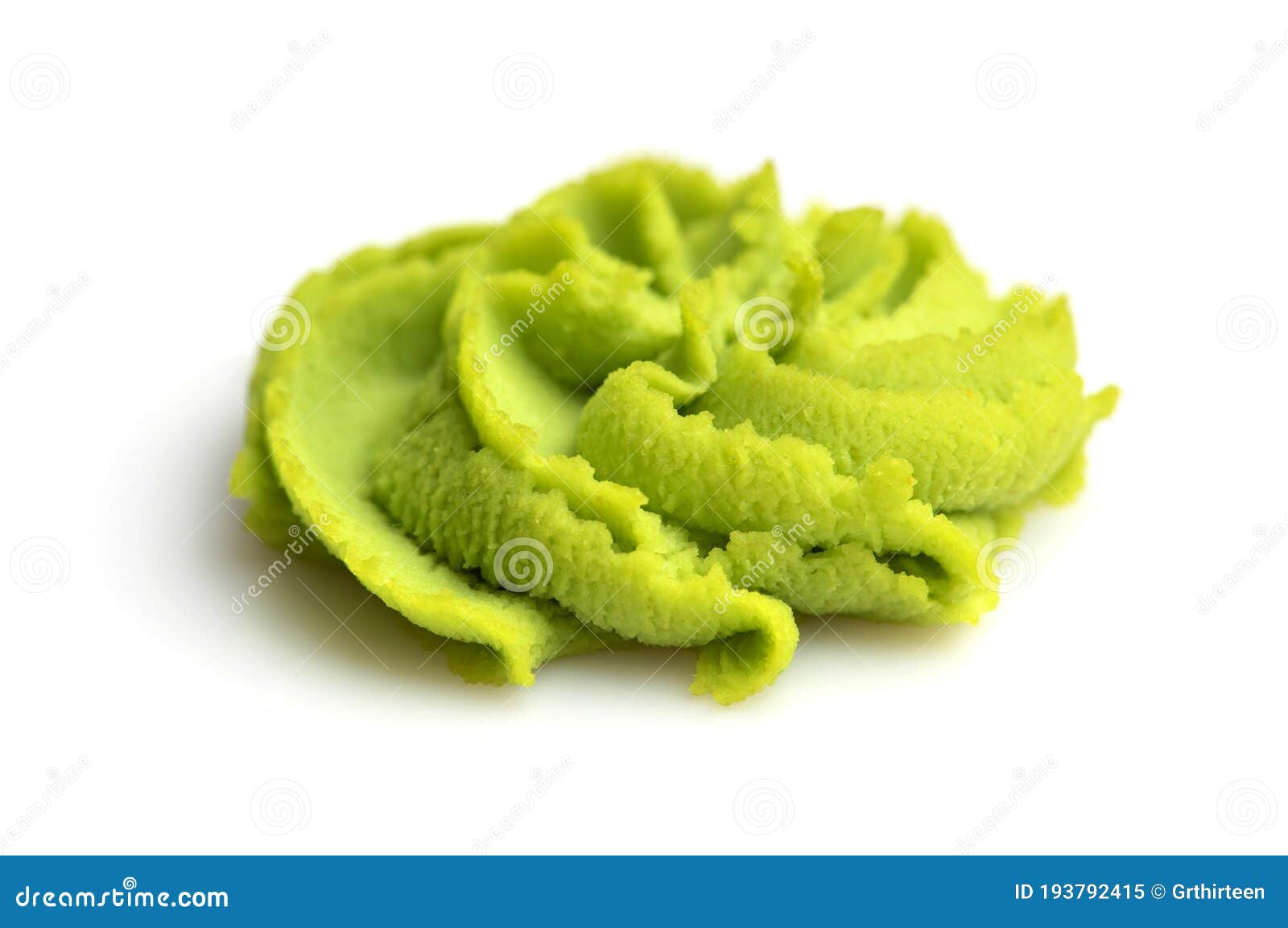 Parte De Wasabi Sobre Fondo Blanco. Imagen de archivo - Imagen de comer ...