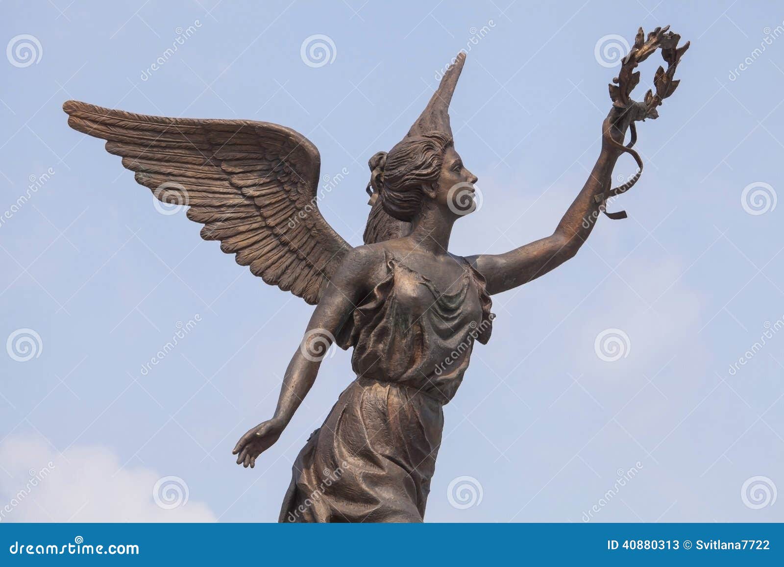 Statua Della Dea Della Vittoria Nike Statua Della Vittoria Alata Dea