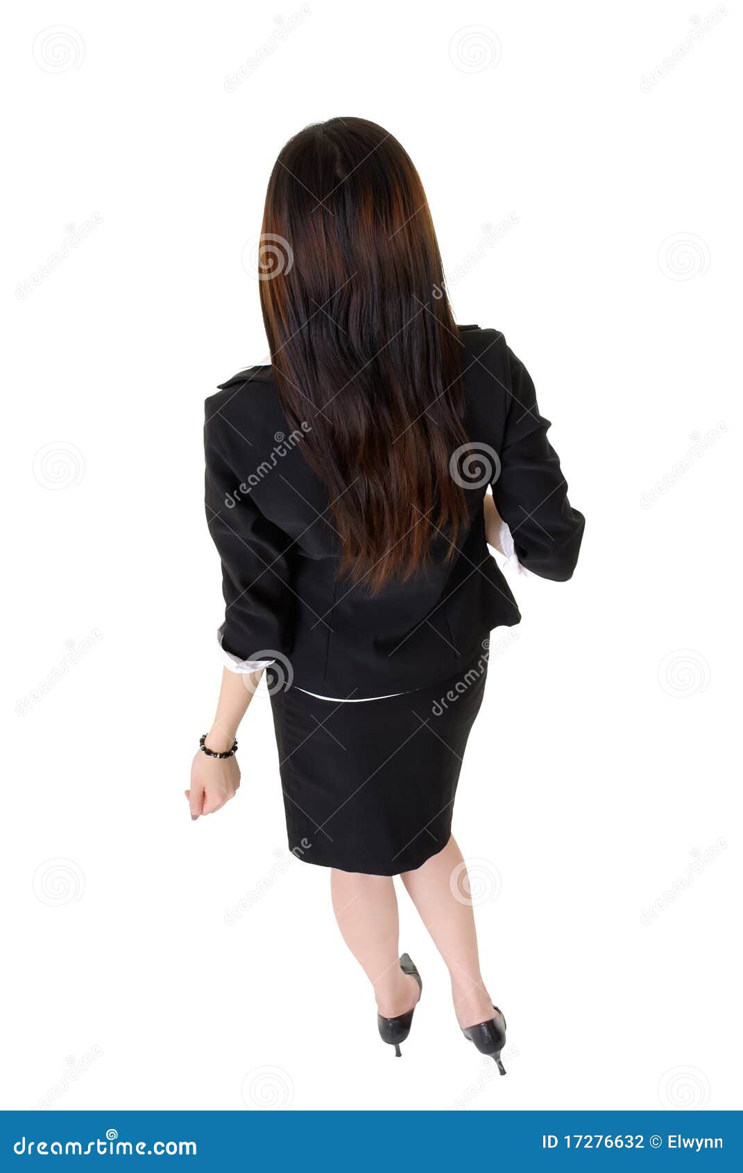 Parte Posterior De La Mujer De Negocios Foto de archivo - Imagen de ...