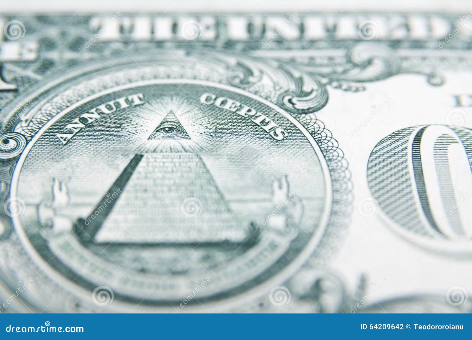 Parte Posterior Del Billete De Dólar Foto de archivo - Imagen de ahorro ...