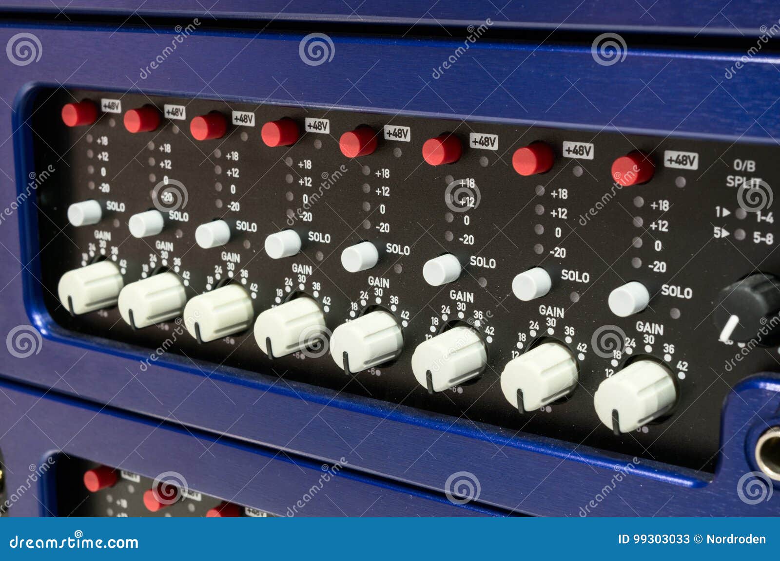 Parte Posterior Del Monitor De Estudio Del Active Del Panel De Control ...