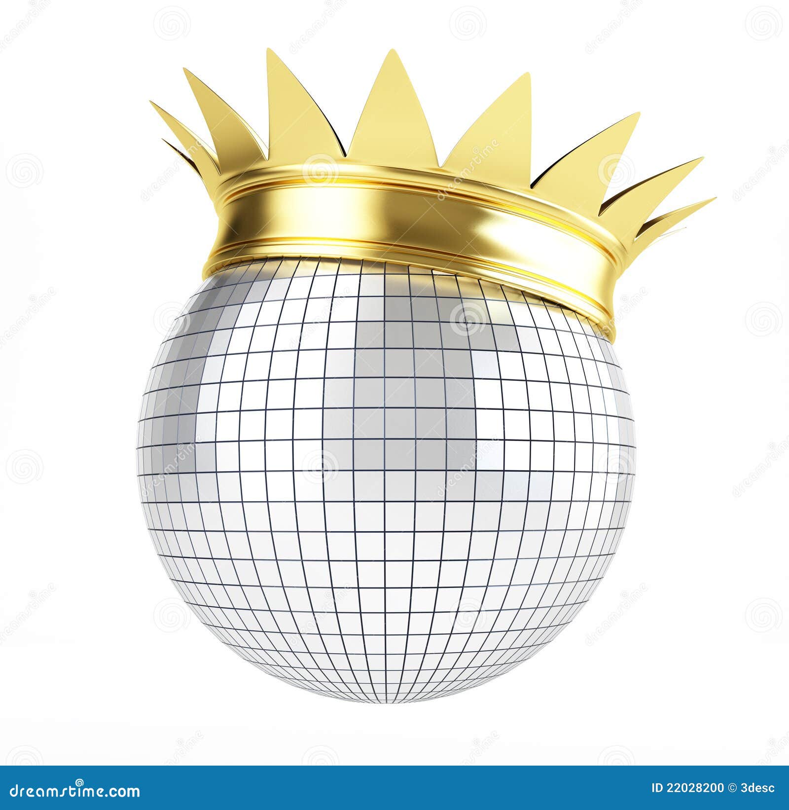 Parte Superiore Della Sfera Della Discoteca Illustrazione di Stock ...