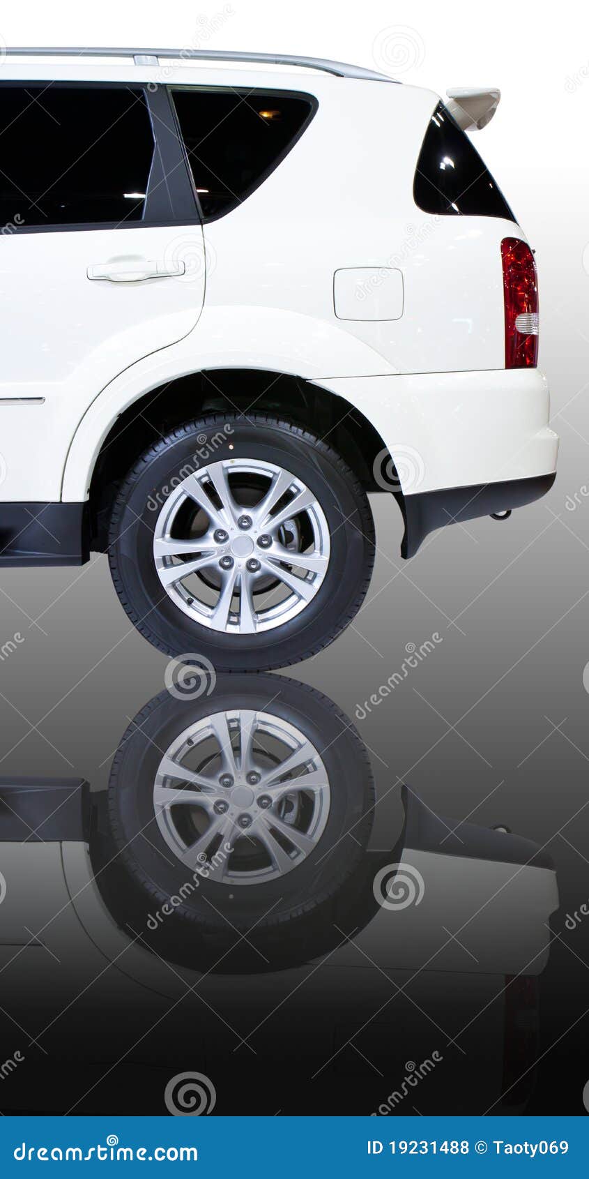 Parte Traseira Do Carro De SUV Foto de Stock - Imagem de carro ...