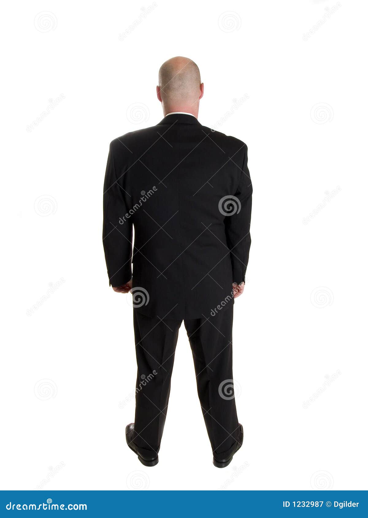 Parte Trasera Del Hombre De Negocios Imagen de archivo - Imagen de ...