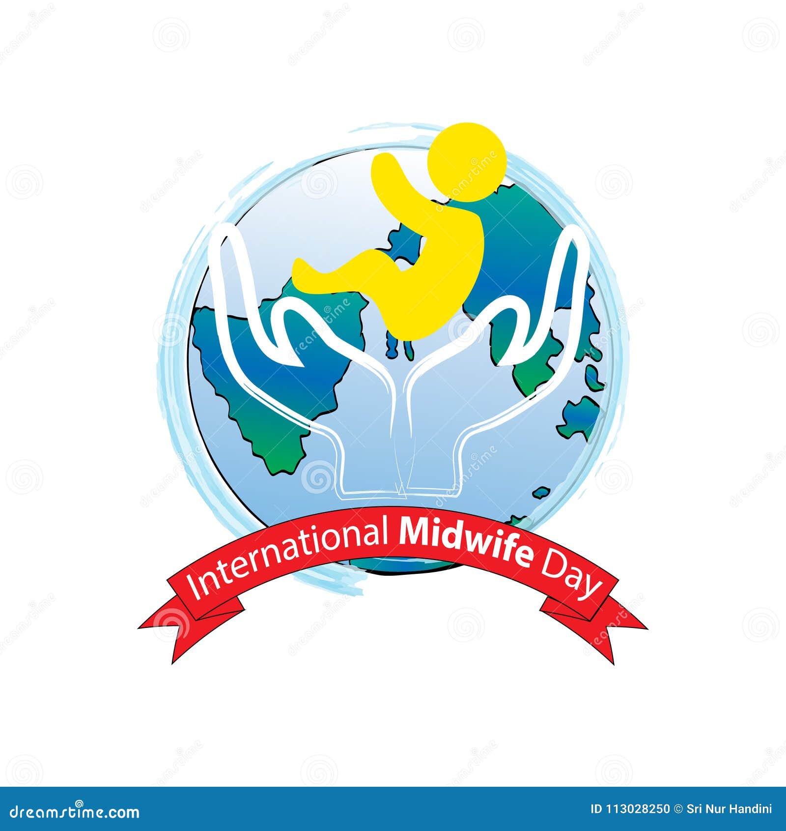 Parteira internacional Day ilustração stock. Ilustração de posse ...