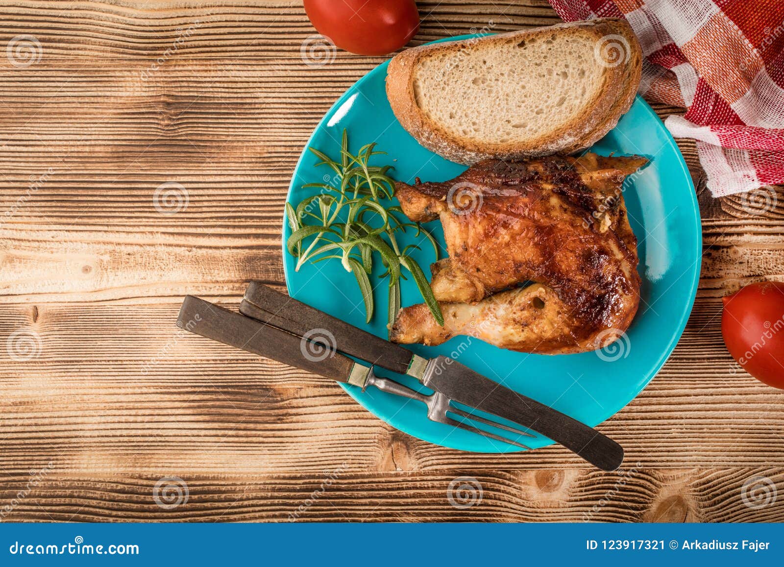 Partes de frango assado imagem de stock. Imagem de cozinhado - 123917321