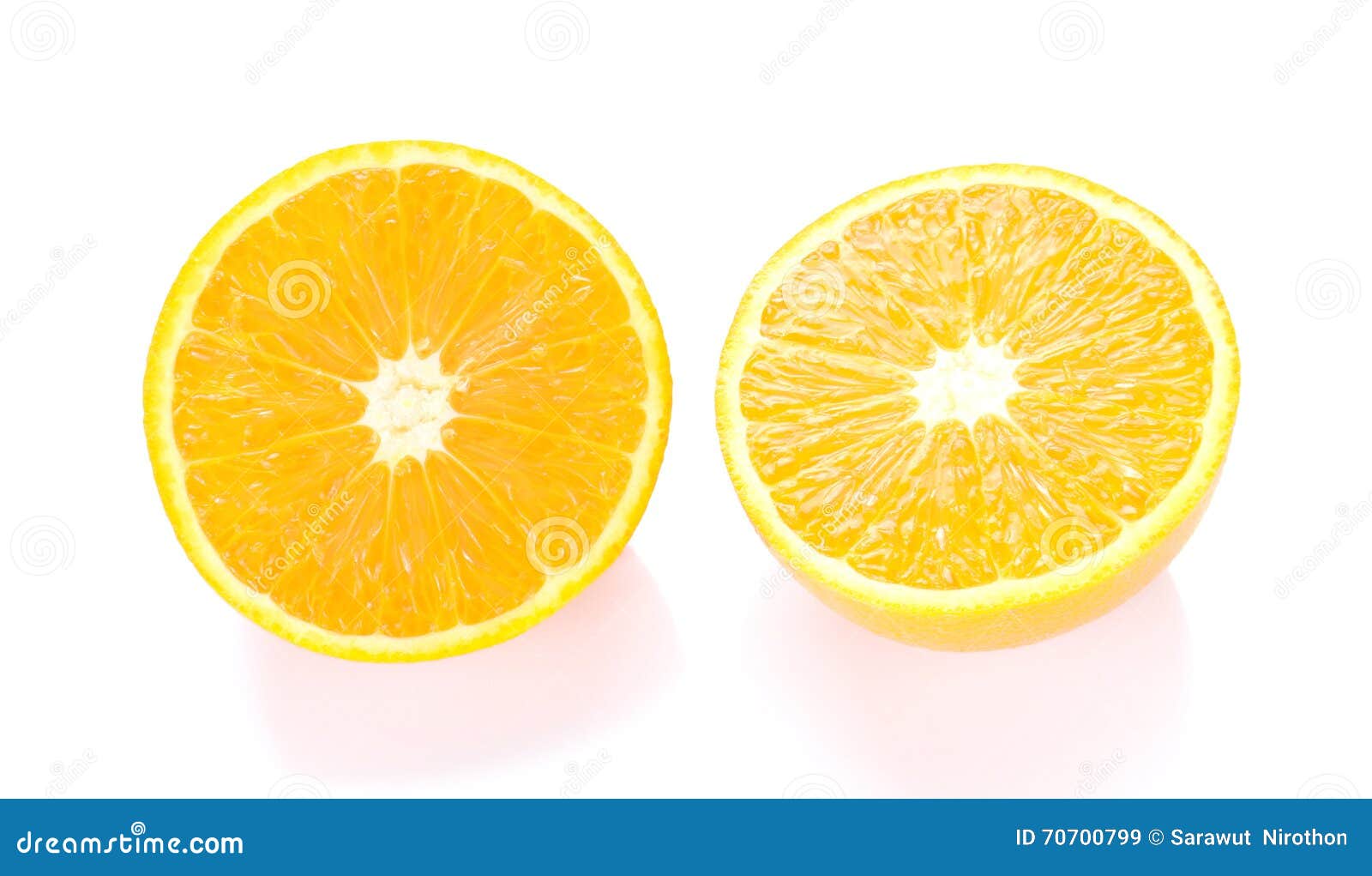 Partes Do Corte Da Laranja No Fundo Branco Imagem de Stock - Imagem de ...