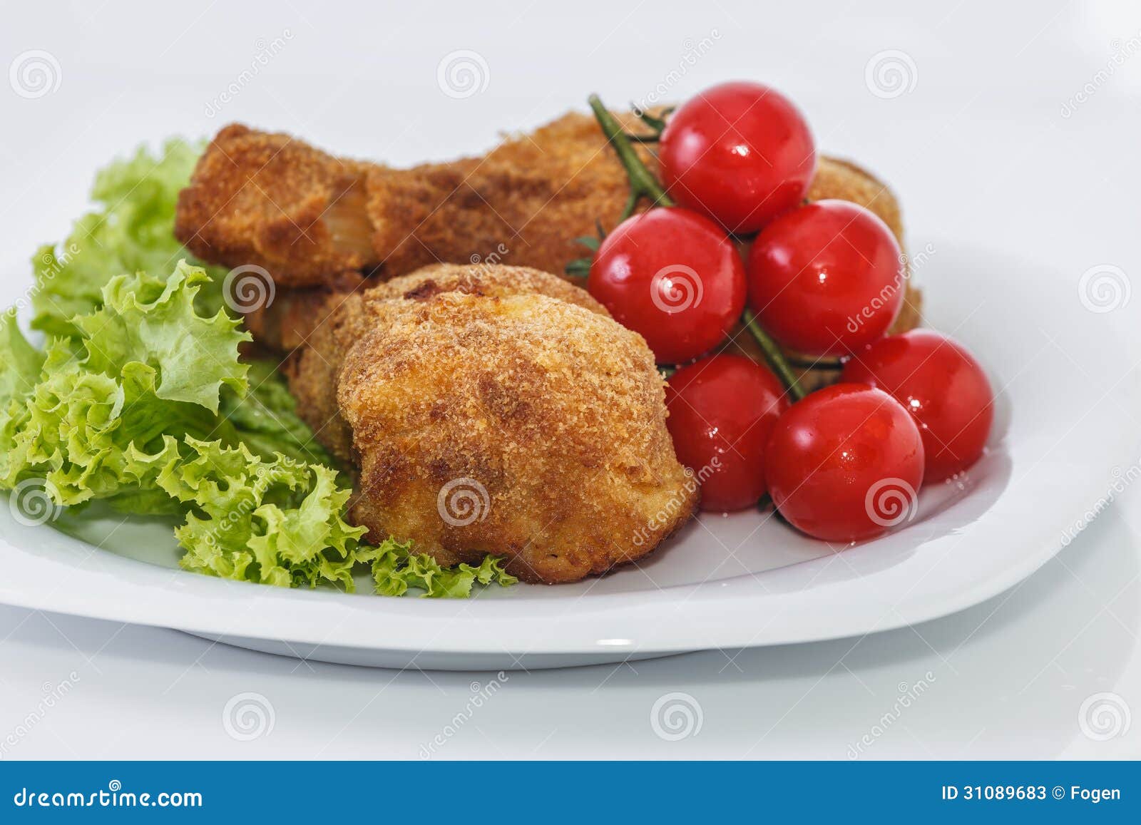 Partes do frango frito. imagem de stock. Imagem de alimento - 31089683