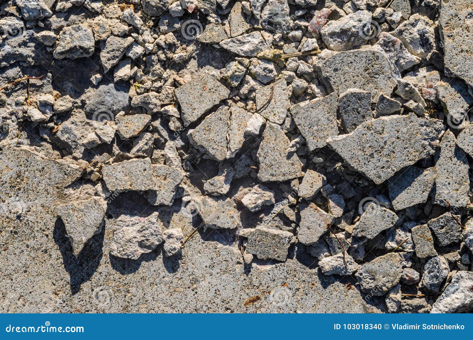 Partes Quebradas De Textura Concreta Foto de Stock - Imagem de quebrado ...