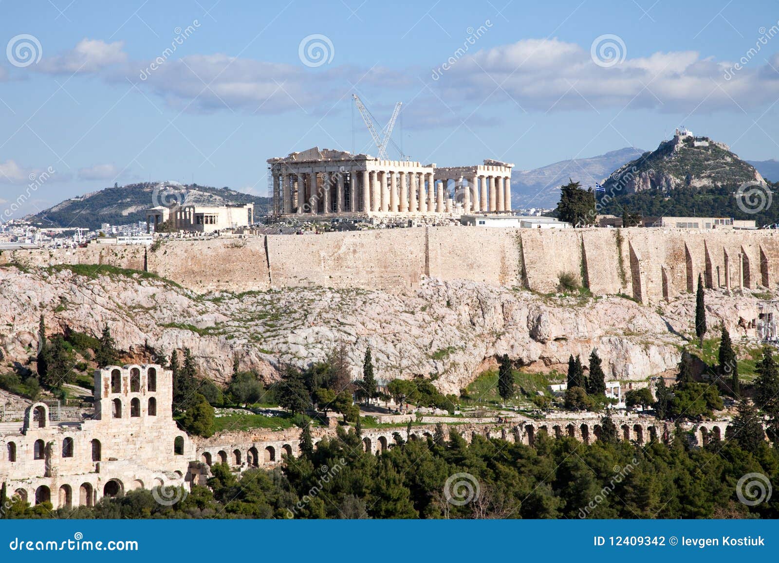 The Parthenon stock photo. Image of athens, greece, tourism - 12409342
