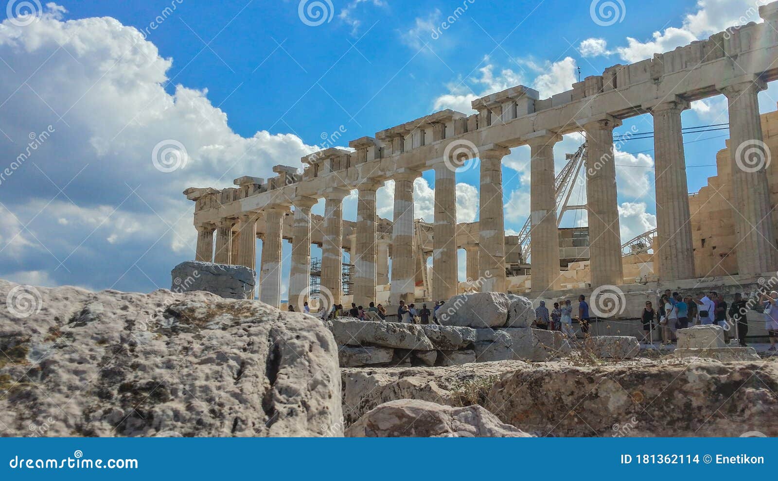 Parthenon in Ancient Greece Stock Photo - Image of amazing, parthenon ...