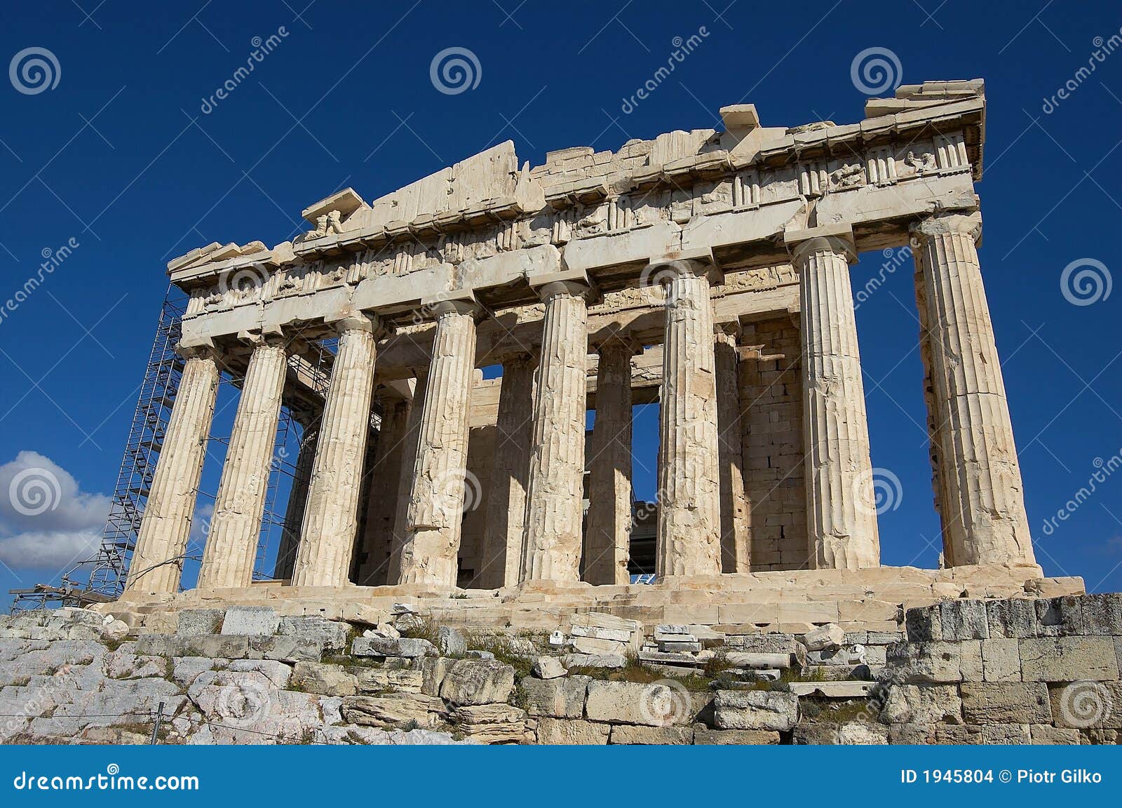Parthenon stock photo. Image of olympic, construction - 1945804