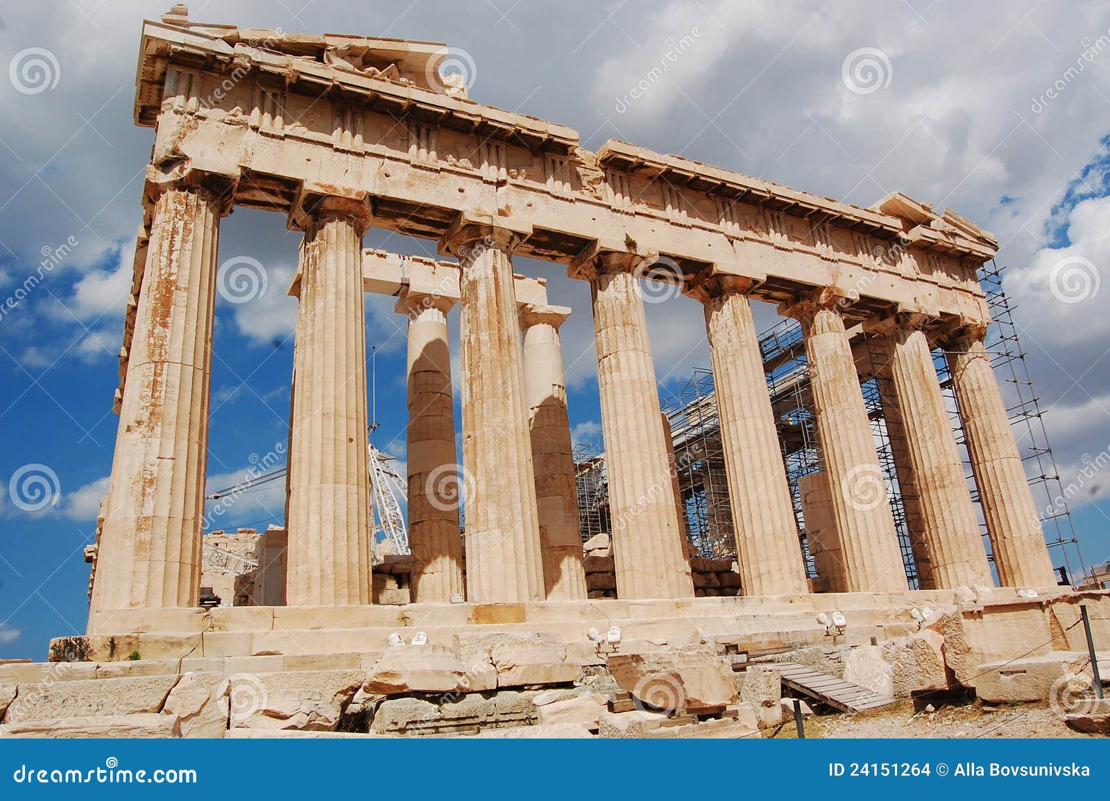 Parthenon stock photo. Image of touristic, tourist, parthenon - 24151264