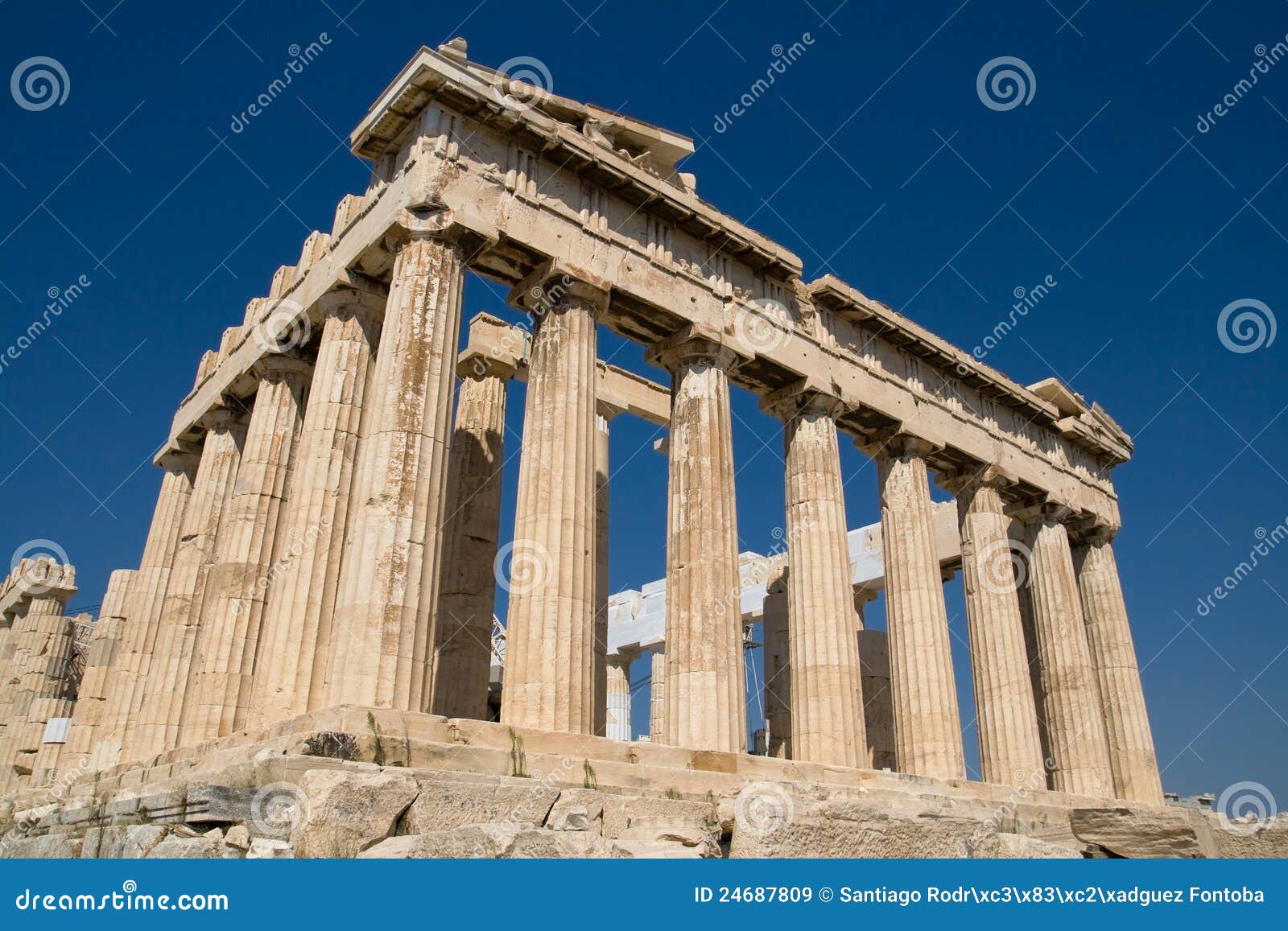 The Parthenon stock image. Image of civilization, acropolis - 24687809