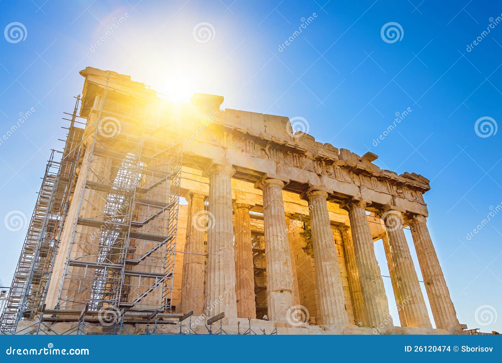 Parthenon in Acropolis, Athens Stock Photo - Image of heritage, scenics ...