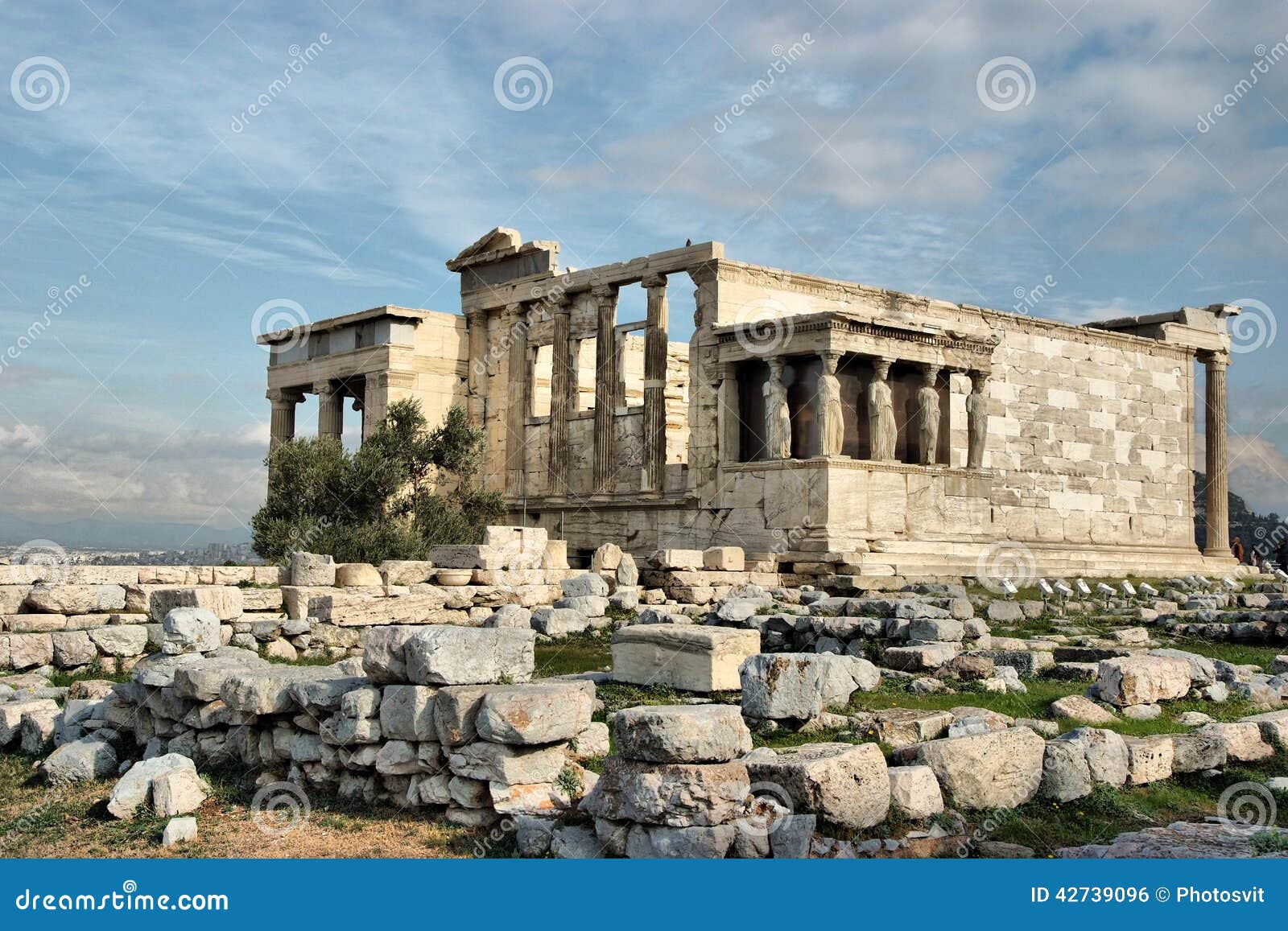 Parthenon on the Acropolis in Athens, Greece Stock Photo - Image of ...