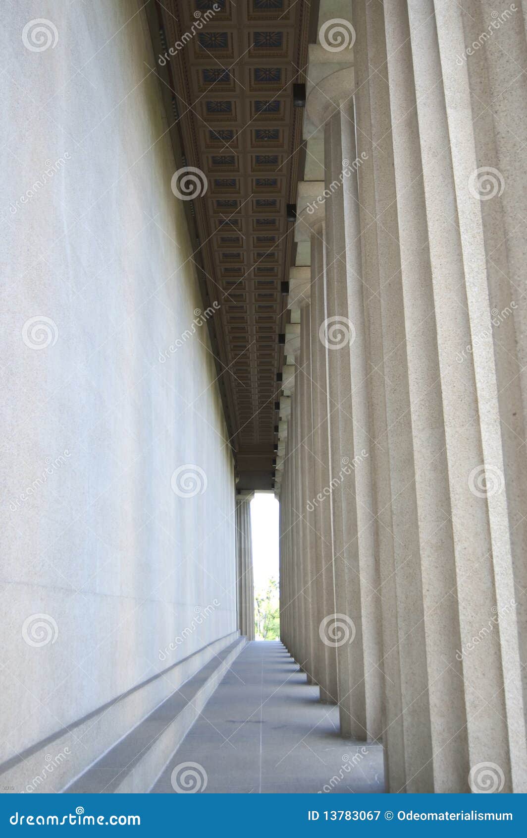 Parthenon (colonnade) stock image. Image of greece, greek - 13783067