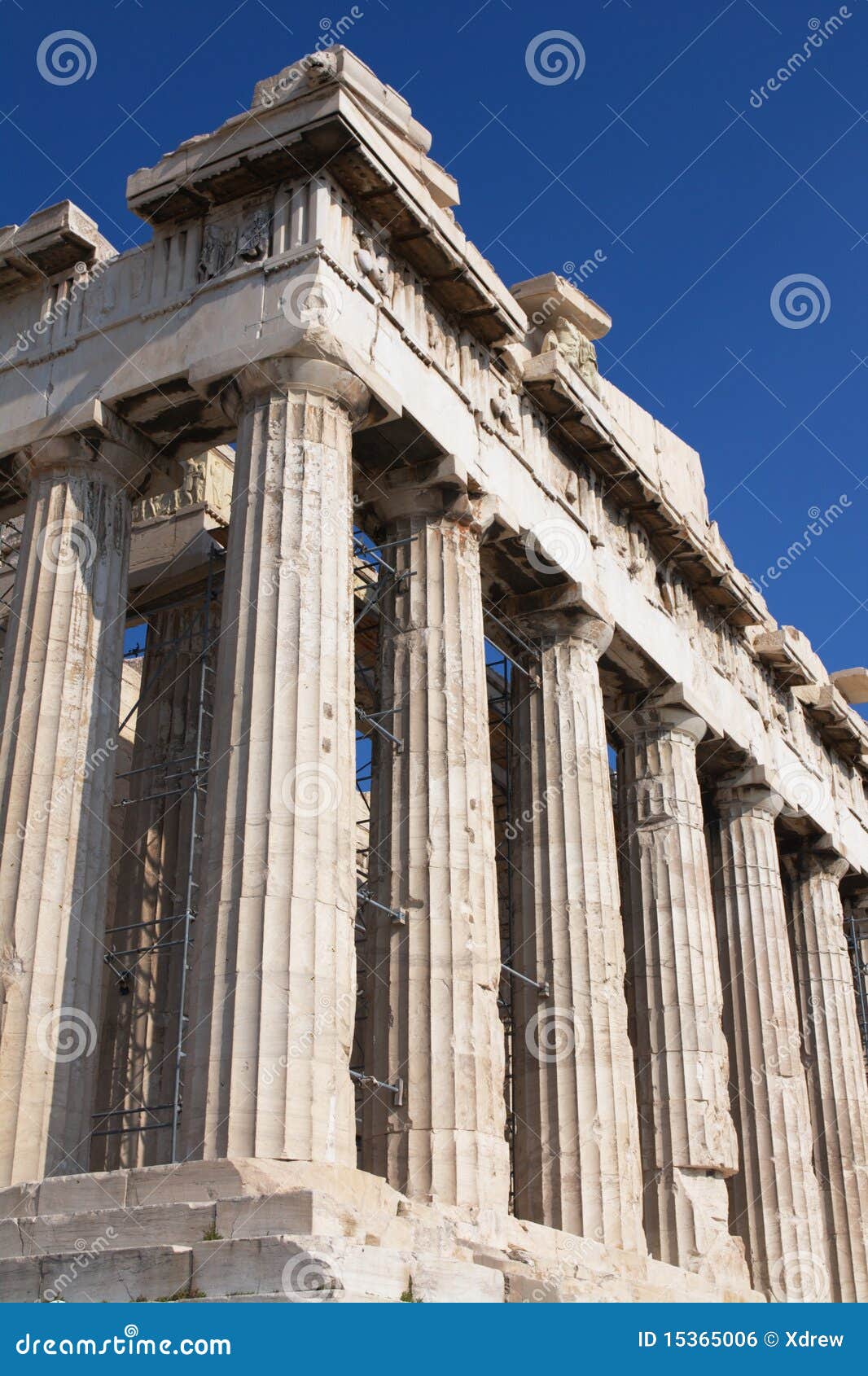 Parthenon columns stock photo. Image of temple, column - 15365006