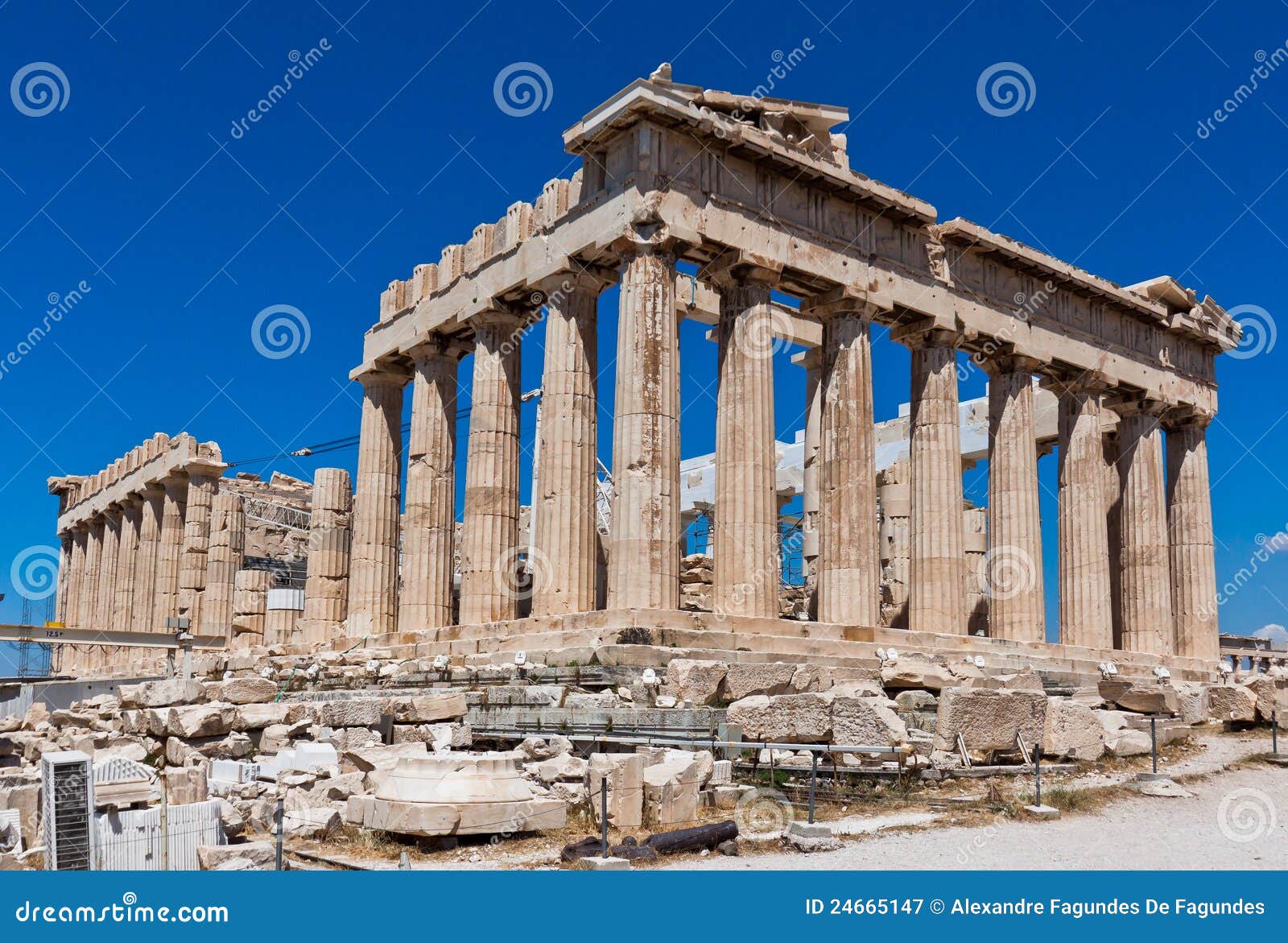 Parthenon D'Acropole D'Athènes Image stock - Image du greece, fléaux ...