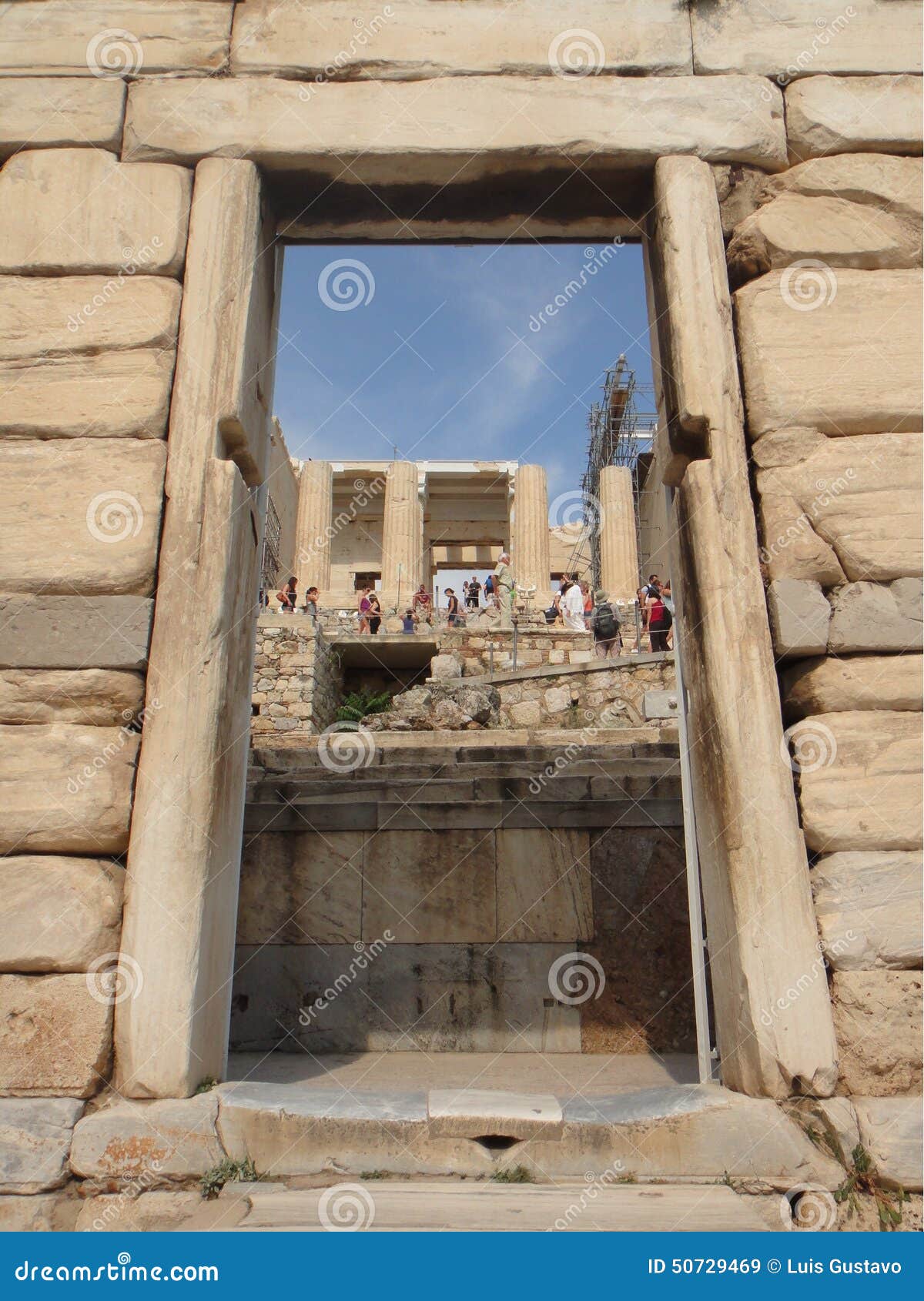 Parthenon stock image. Image of visit, door, history - 50729469