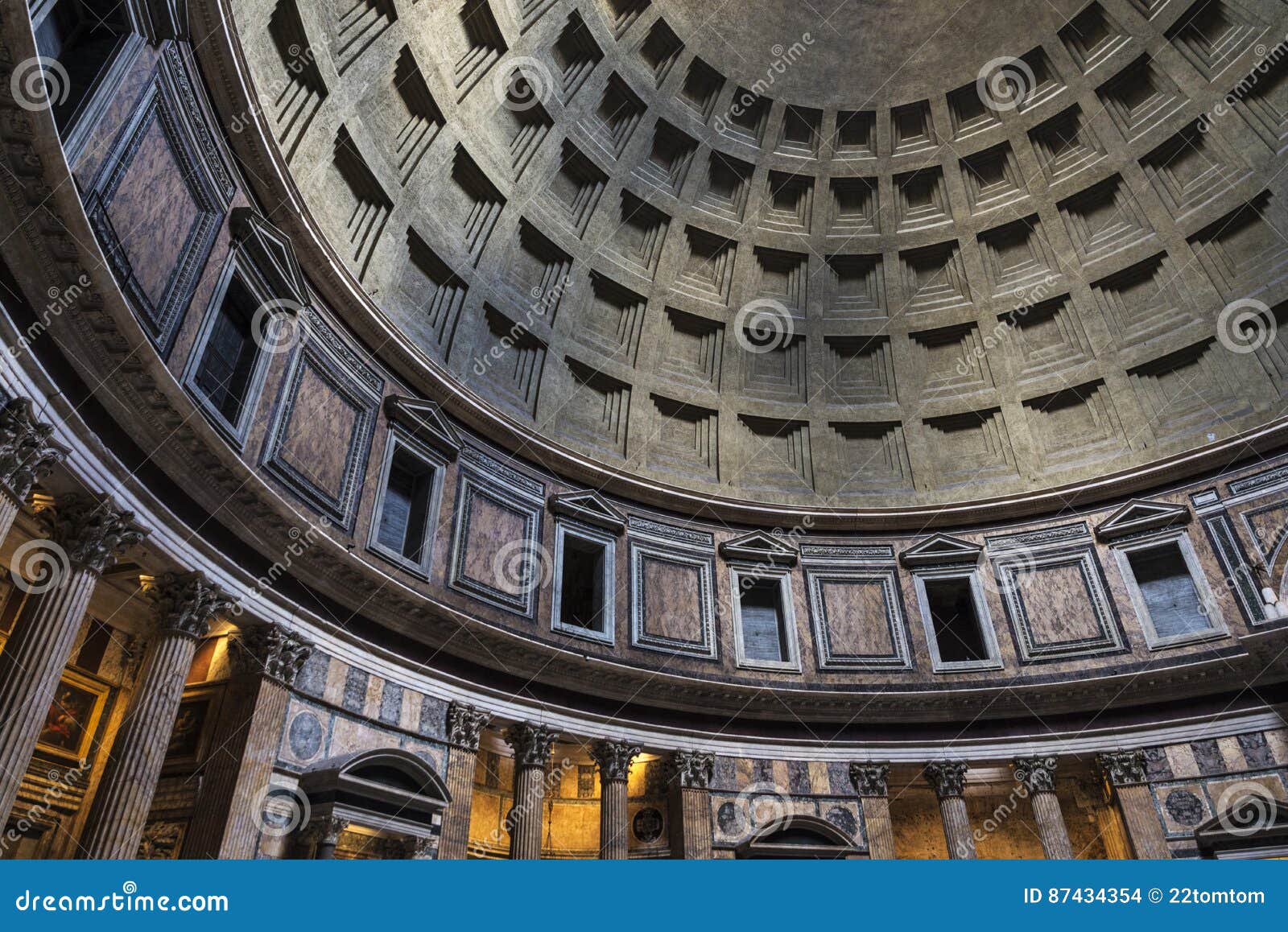 Parthenon en Roma, Italia foto de archivo. Imagen de herencia - 87434354