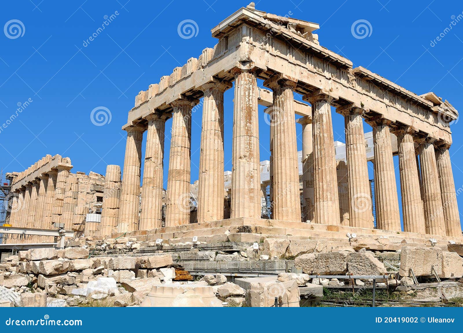Parthenon - Greece stock photo. Image of classic, parthenon - 20419002