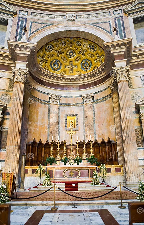 Parthenon Interior stock photo. Image of ceiling, candles - 7840448