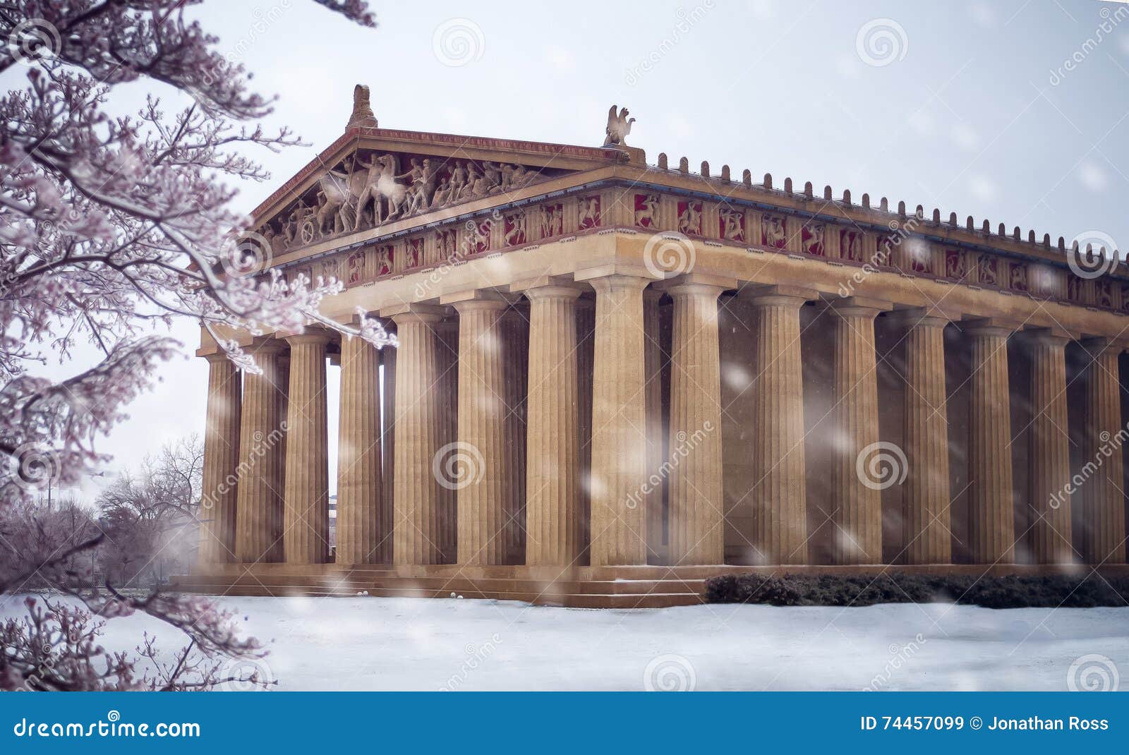 Parthenon stock image. Image of historic, museum, franklin - 74457099