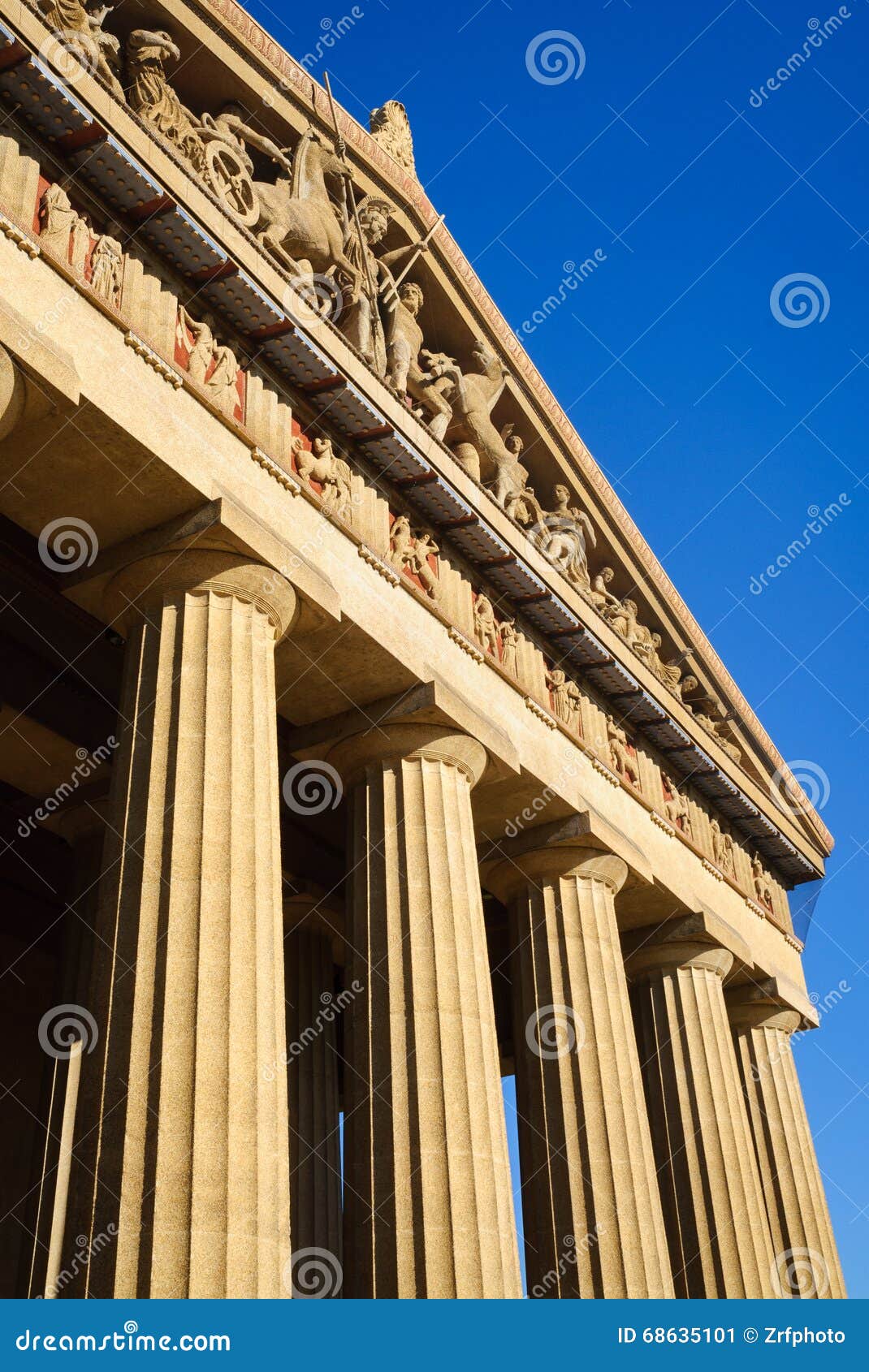 Parthenon stock image. Image of building, south, centennial - 68635101