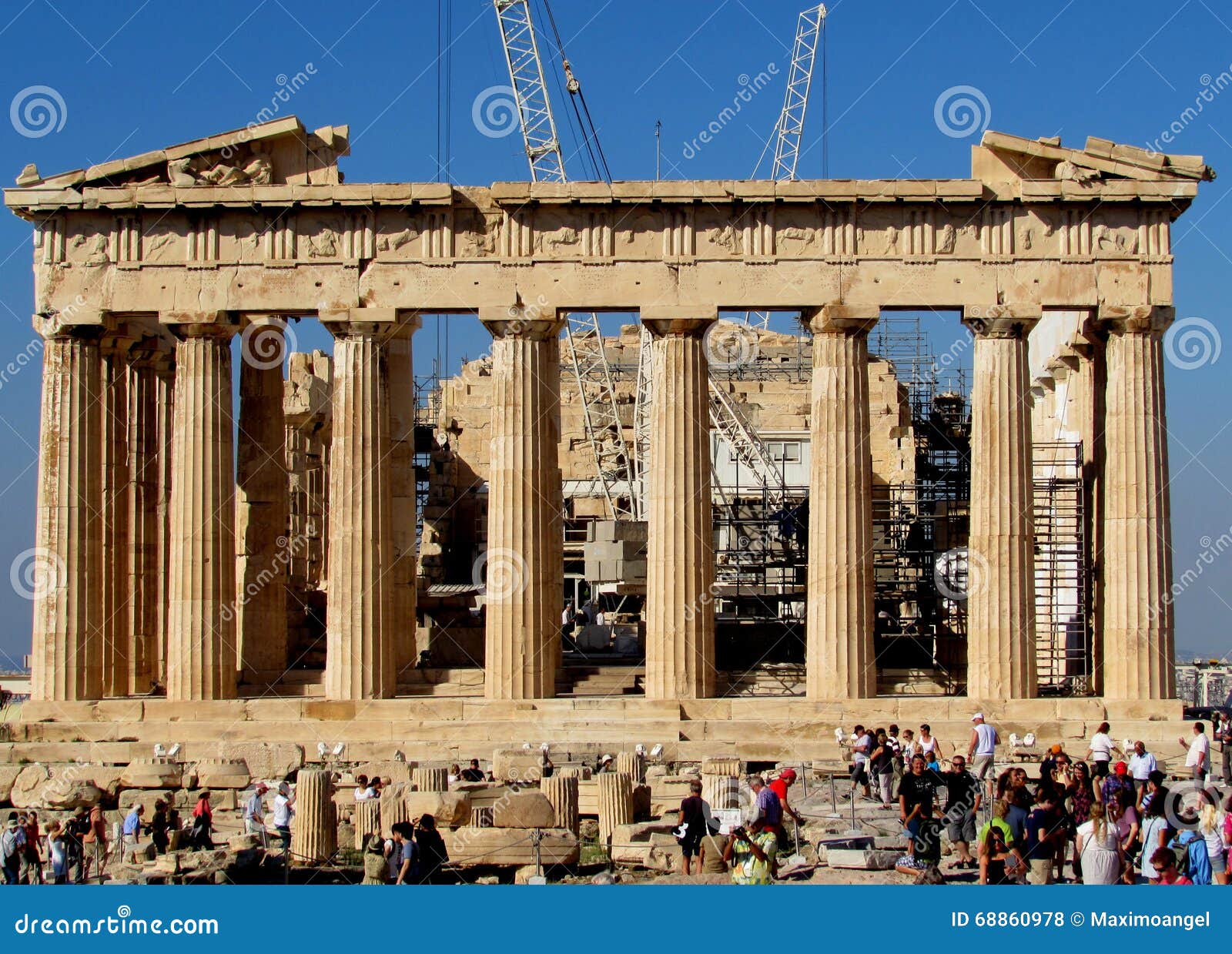 Parthenon editorial stock photo. Image of ancient, classical - 68860978