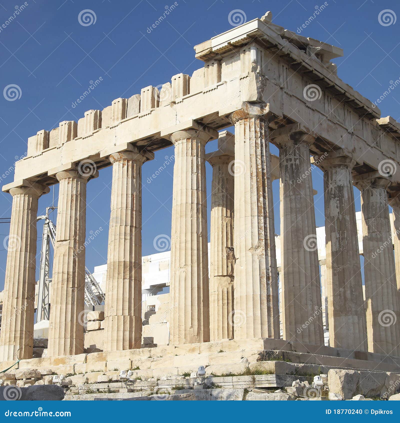 Parthenon Temple Acropolis, Athens Stock Photo - Image of column ...