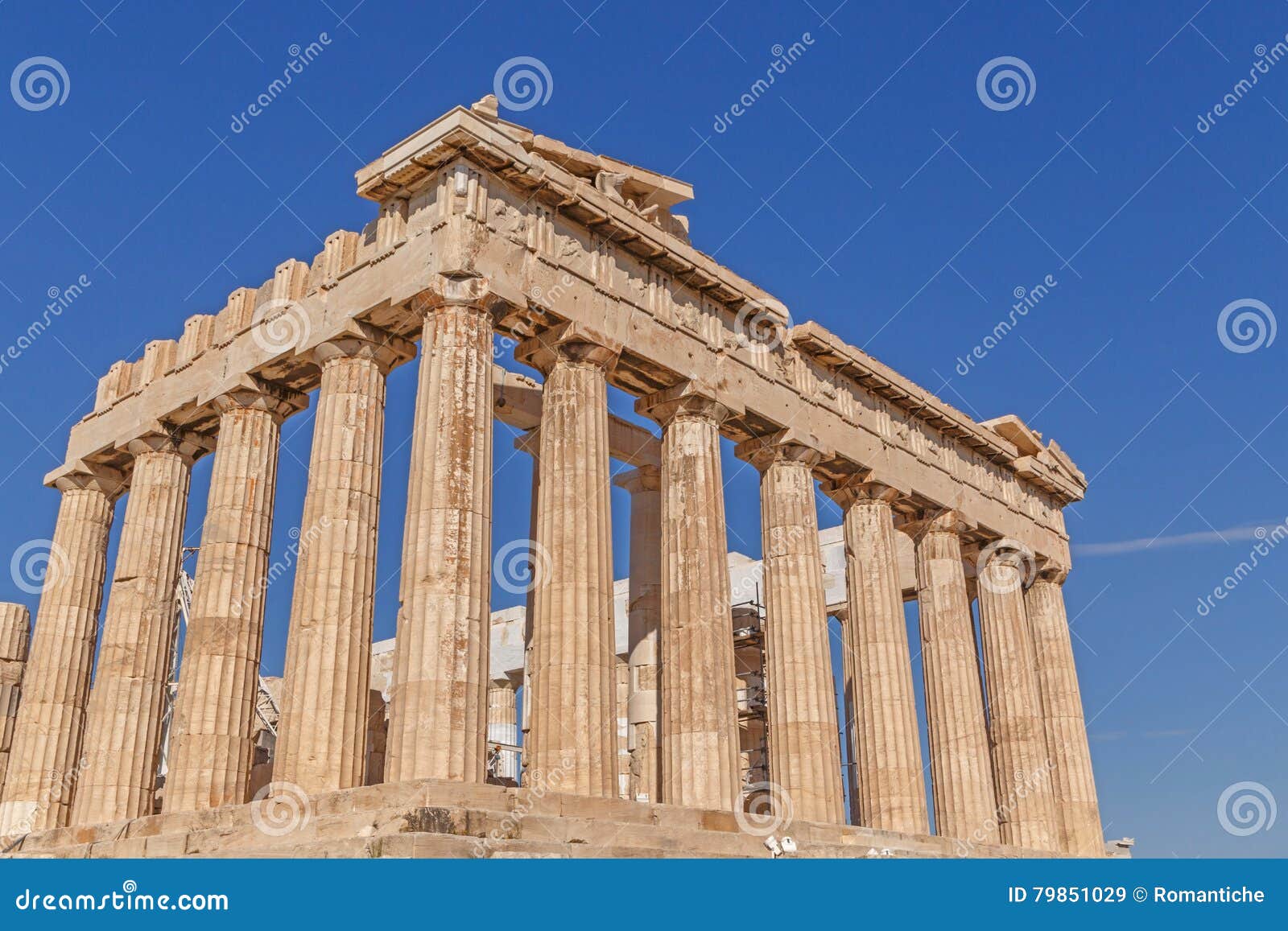 Parthenon Temple on Acropolis Stock Image - Image of sight, acropolis: 79851029