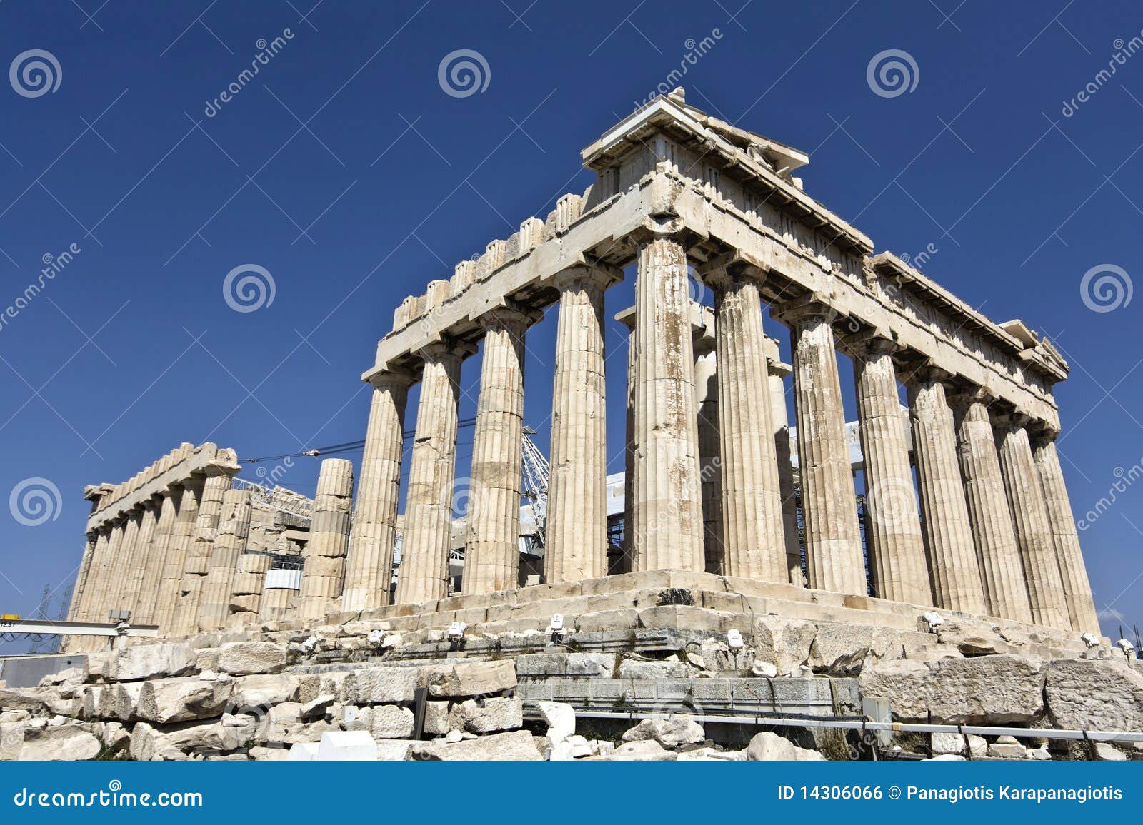 Parthenon Temple in Athens, Greece Stock Photo - Image of classical ...