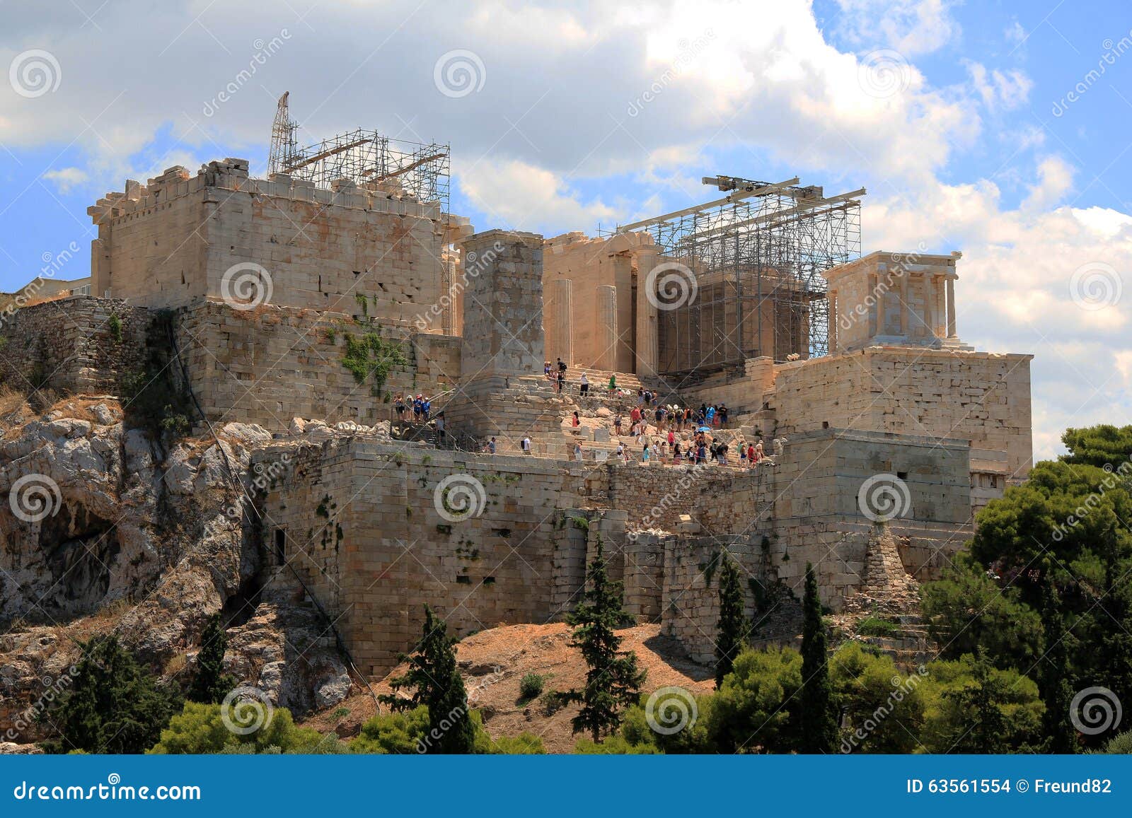 Parthenon editorial stock image. Image of view, tourism - 63561554