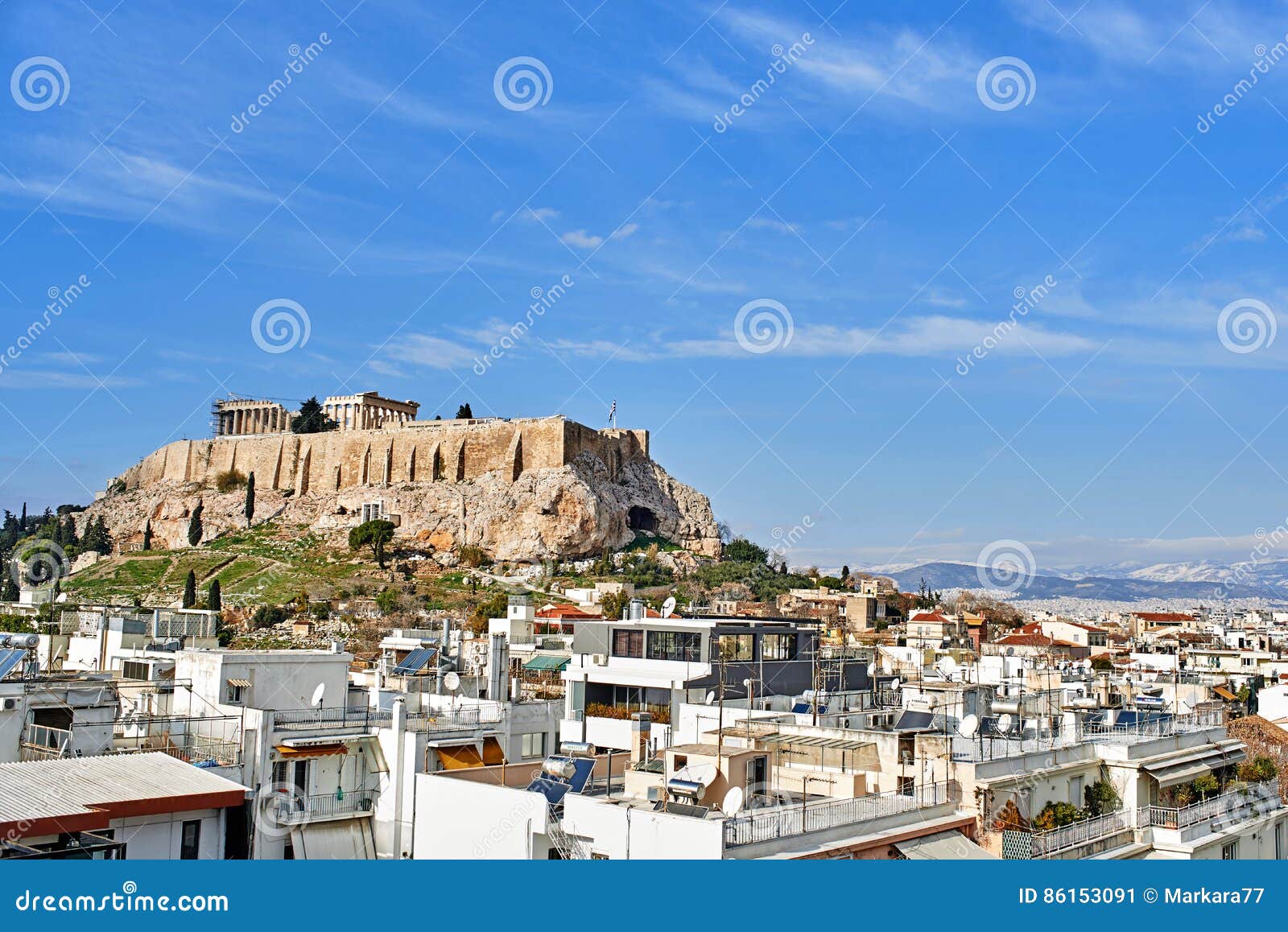 Parthenonas in Akropolis, Athens,Greece Stock Image - Image of europe ...