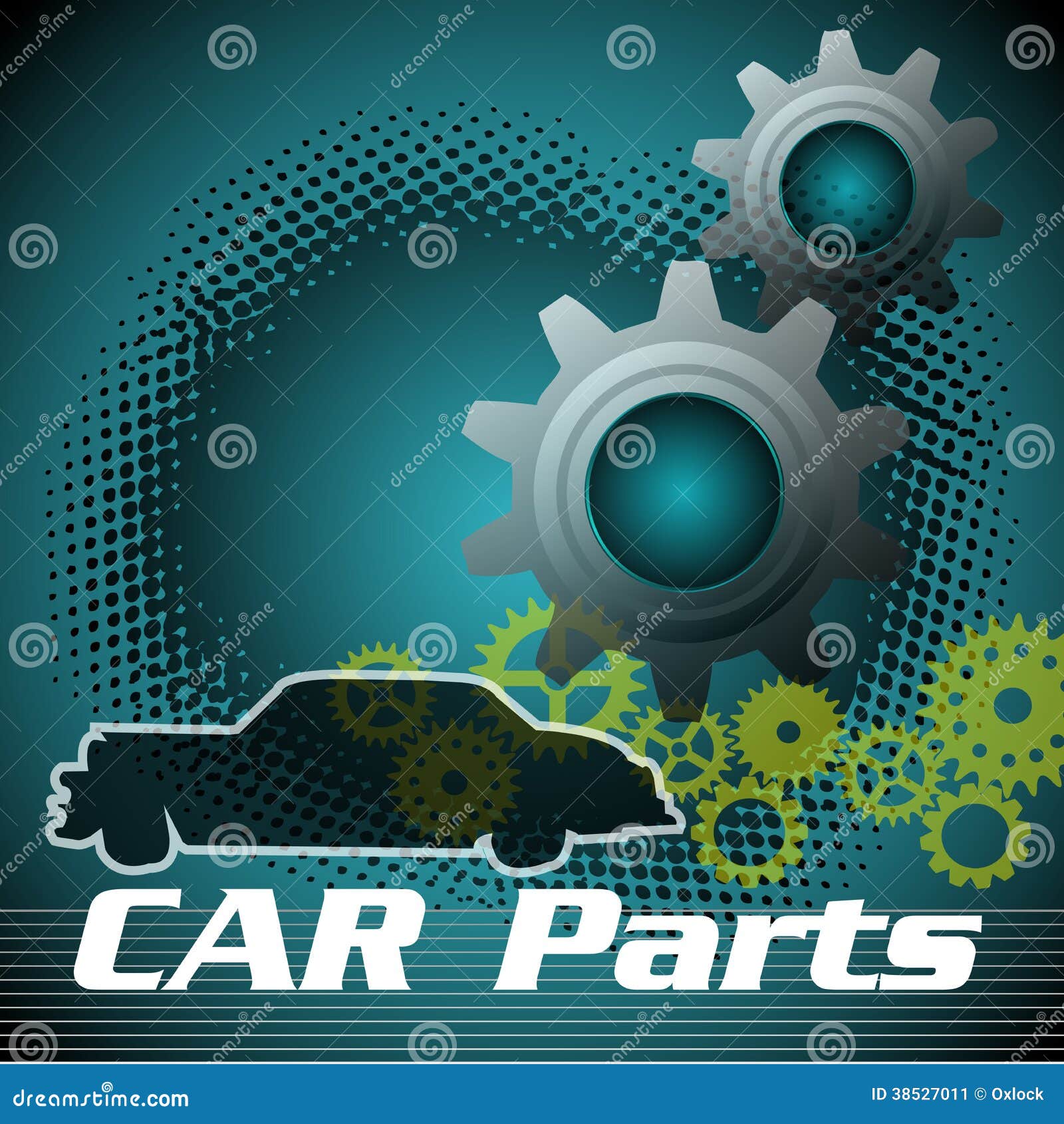 Parti dell'automobile illustrazione vettoriale. Illustrazione di sfondo ...