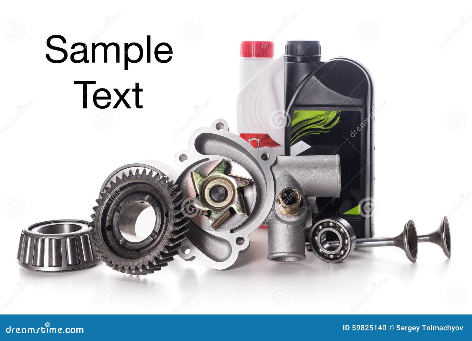 Parti Dell'automobile Isolate Fotografia Stock - Immagine di frizione ...