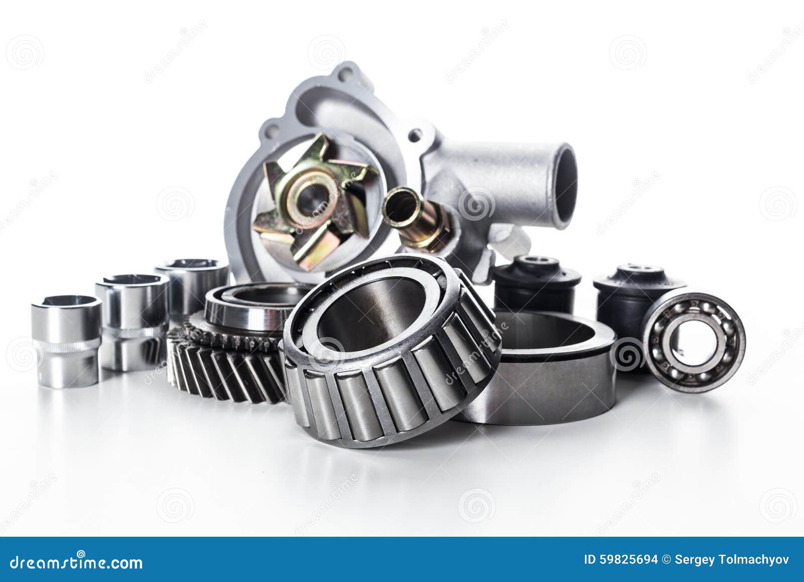 Parti Dell'automobile Isolate Fotografia Stock - Immagine di sezione ...