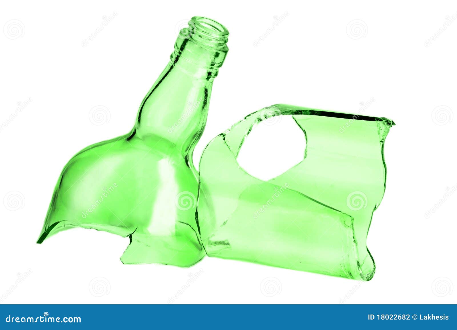 Parti Della Bottiglia Rotta Fotografia Stock - Immagine di parte ...