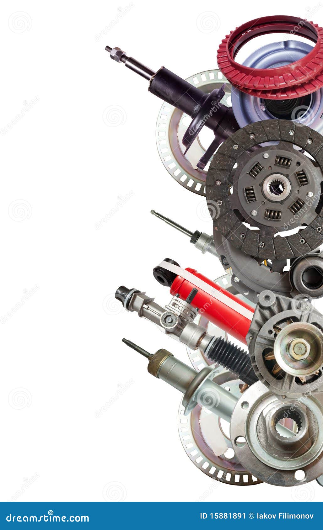 Parti di automobile immagine stock. Immagine di circolare - 15881891