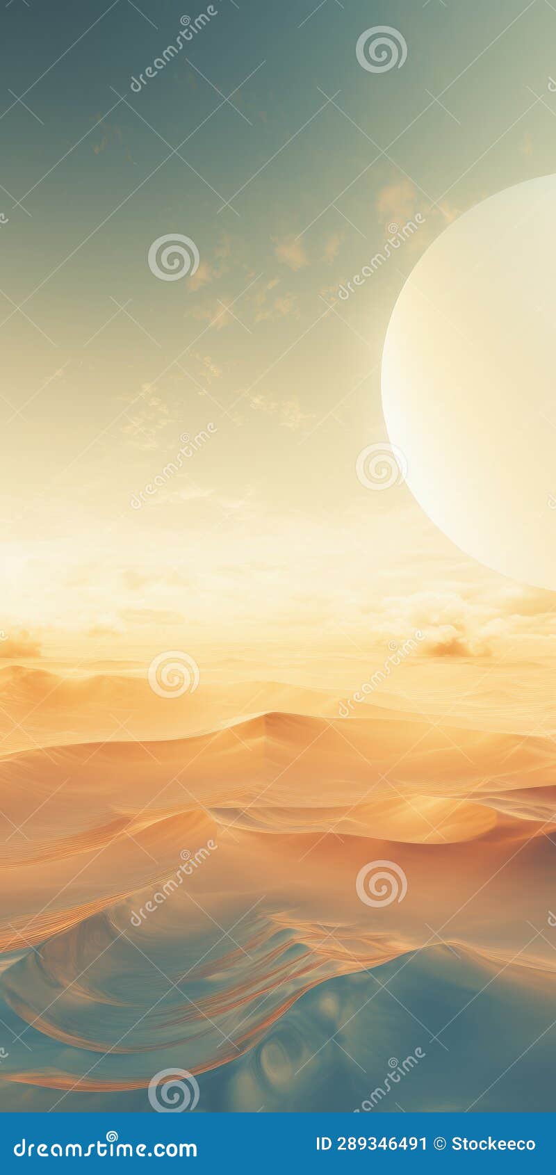 Stunning Aerial View of Partial Eclipse in Light Beige and Amber Stock ...