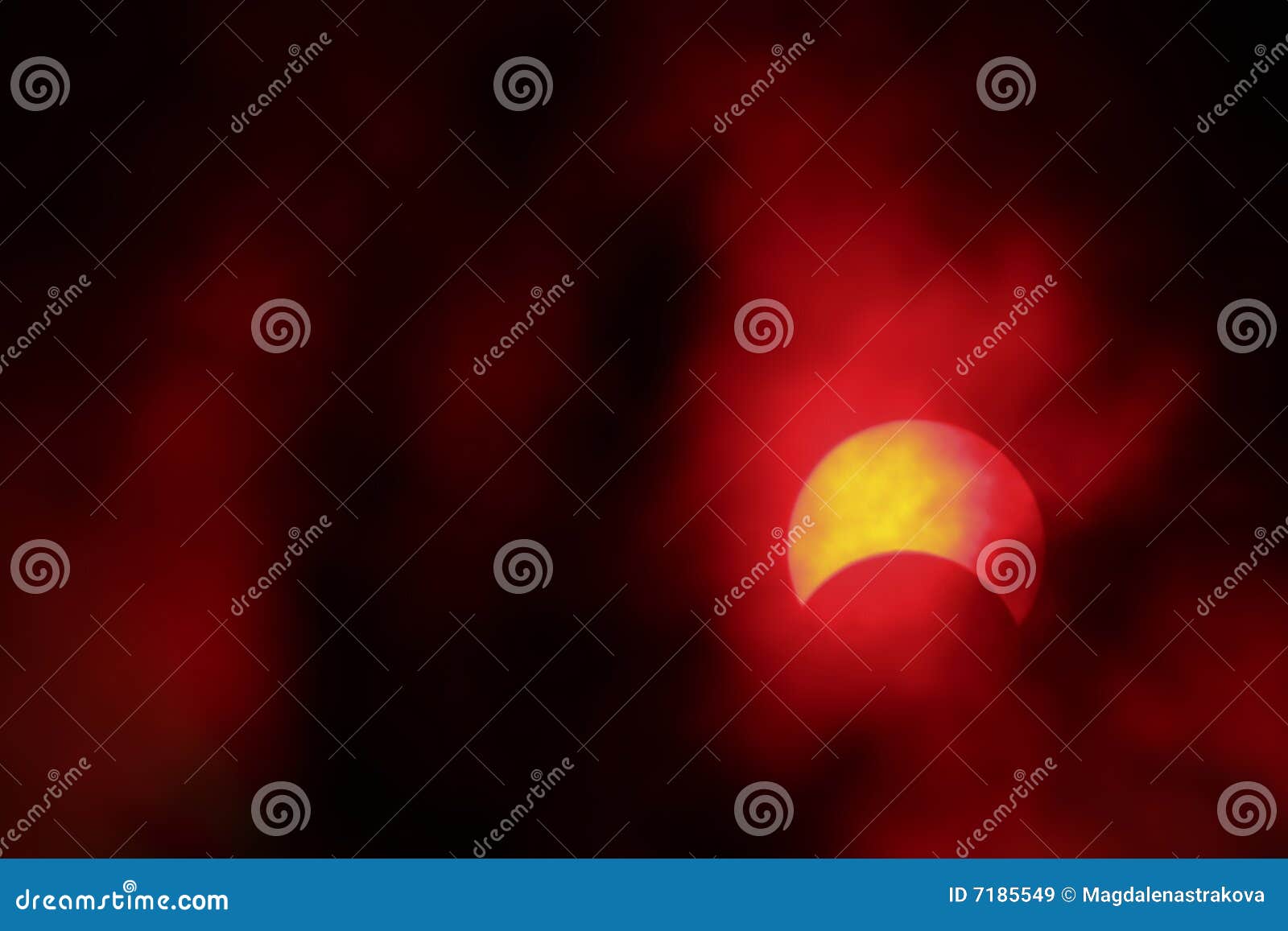 Partial eclipse of the sun stock image. Image of moon - 7185549