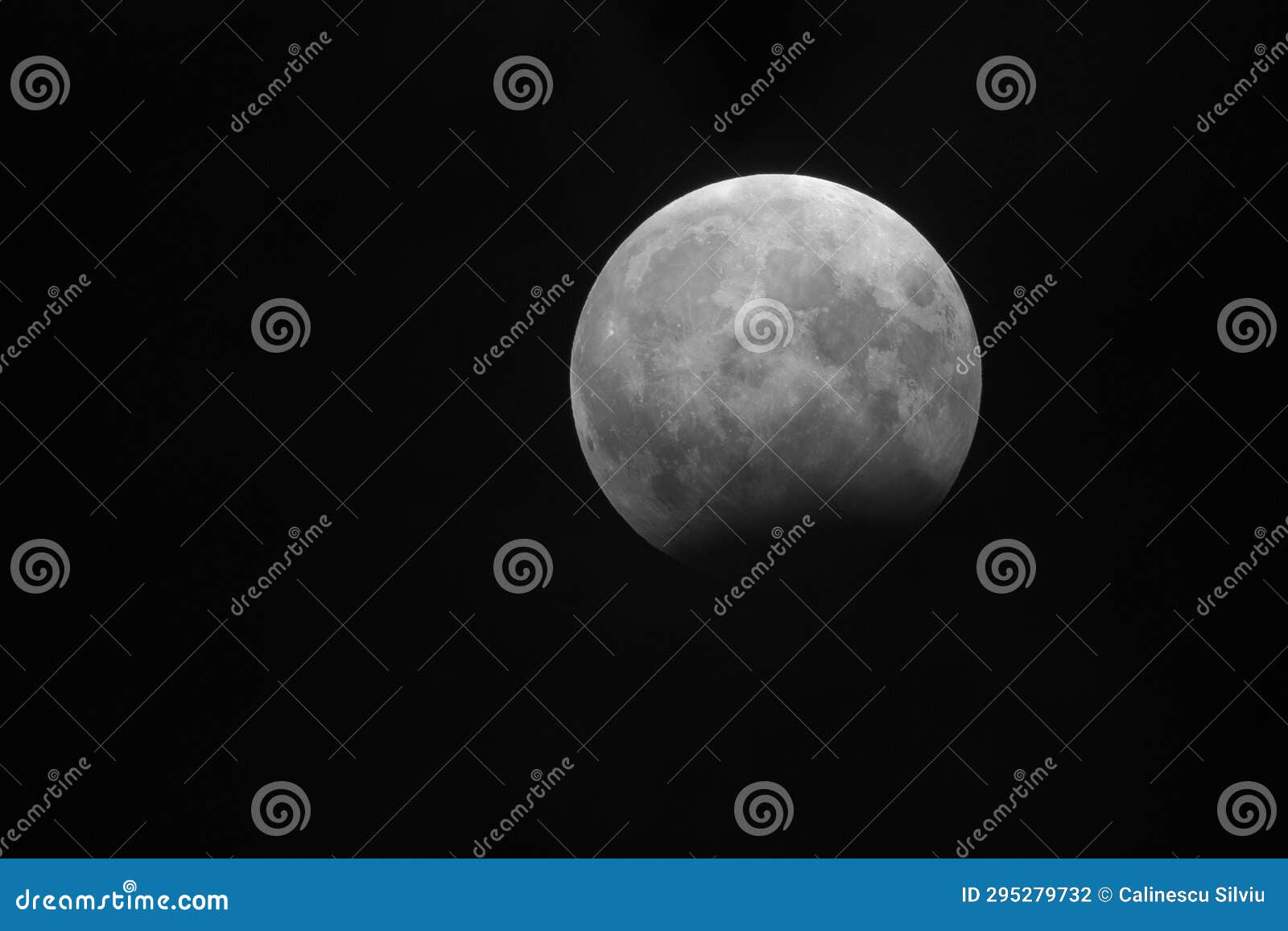 Partial Full Moon Eclipse from 28 October 2023 Editorial Photography ...