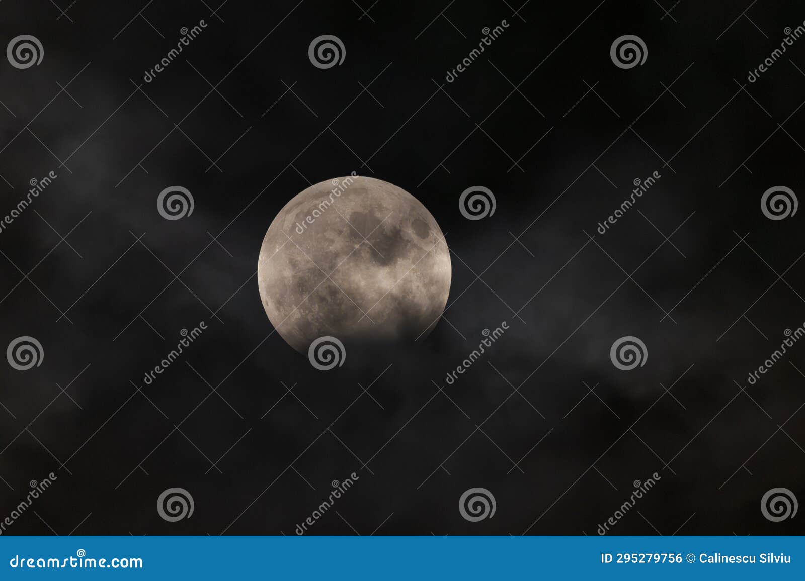Partial Full Moon Eclipse from 28 October 2023 Stock Photo - Image of ...
