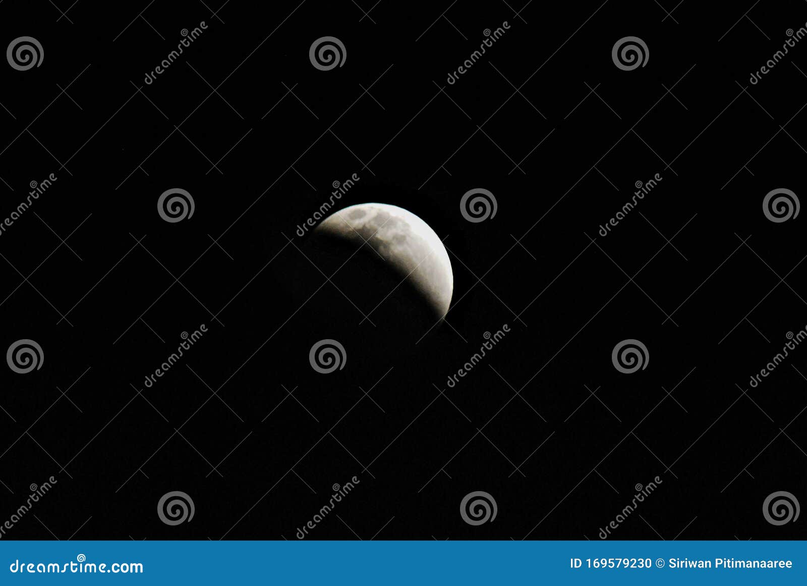 Partial Lunar Eclipse Stock Photo | CartoonDealer.com #169579326